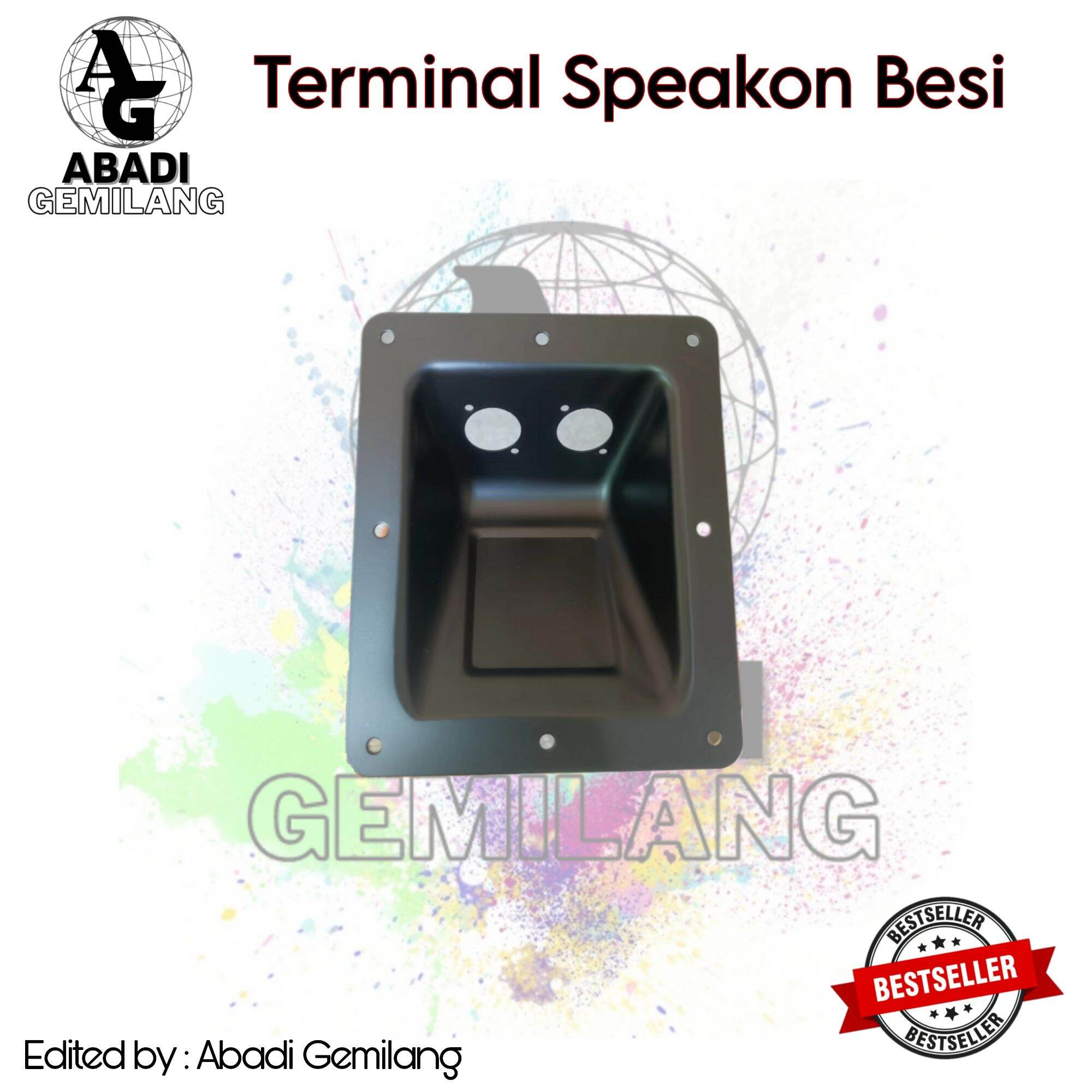 Terminal Speakon Besi Mangkok/ Terminal Spikon Mangkok/ Dudukan Spikon ...
