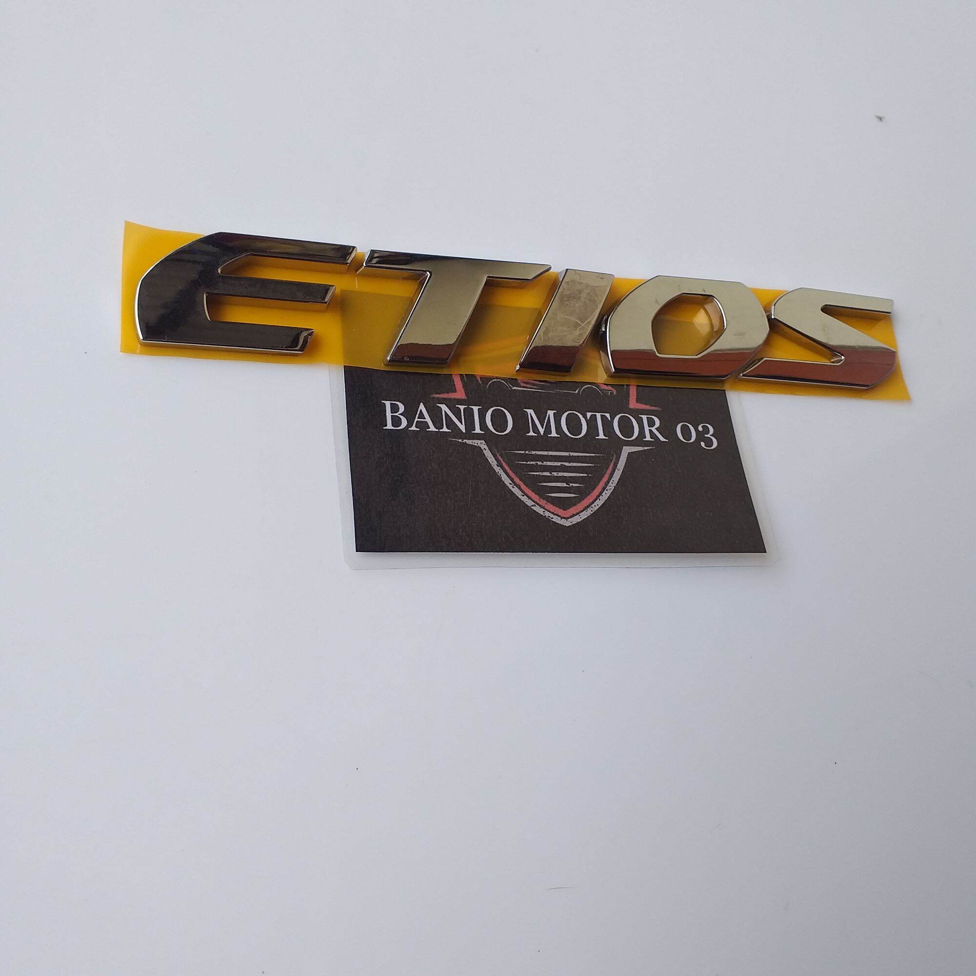 Logo emblem tulisan etios toyota ORIGINAL | Lazada Indonesia