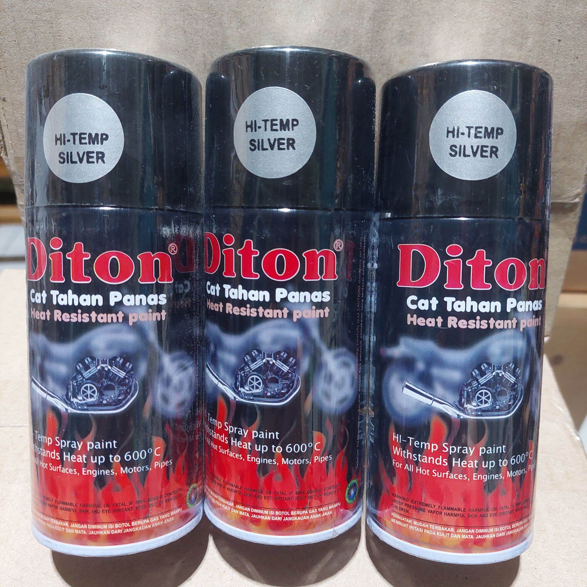 Pilok Pilox Cat DITON Tahan Panas Anti Panas Silver Hi-Temp Silver ...