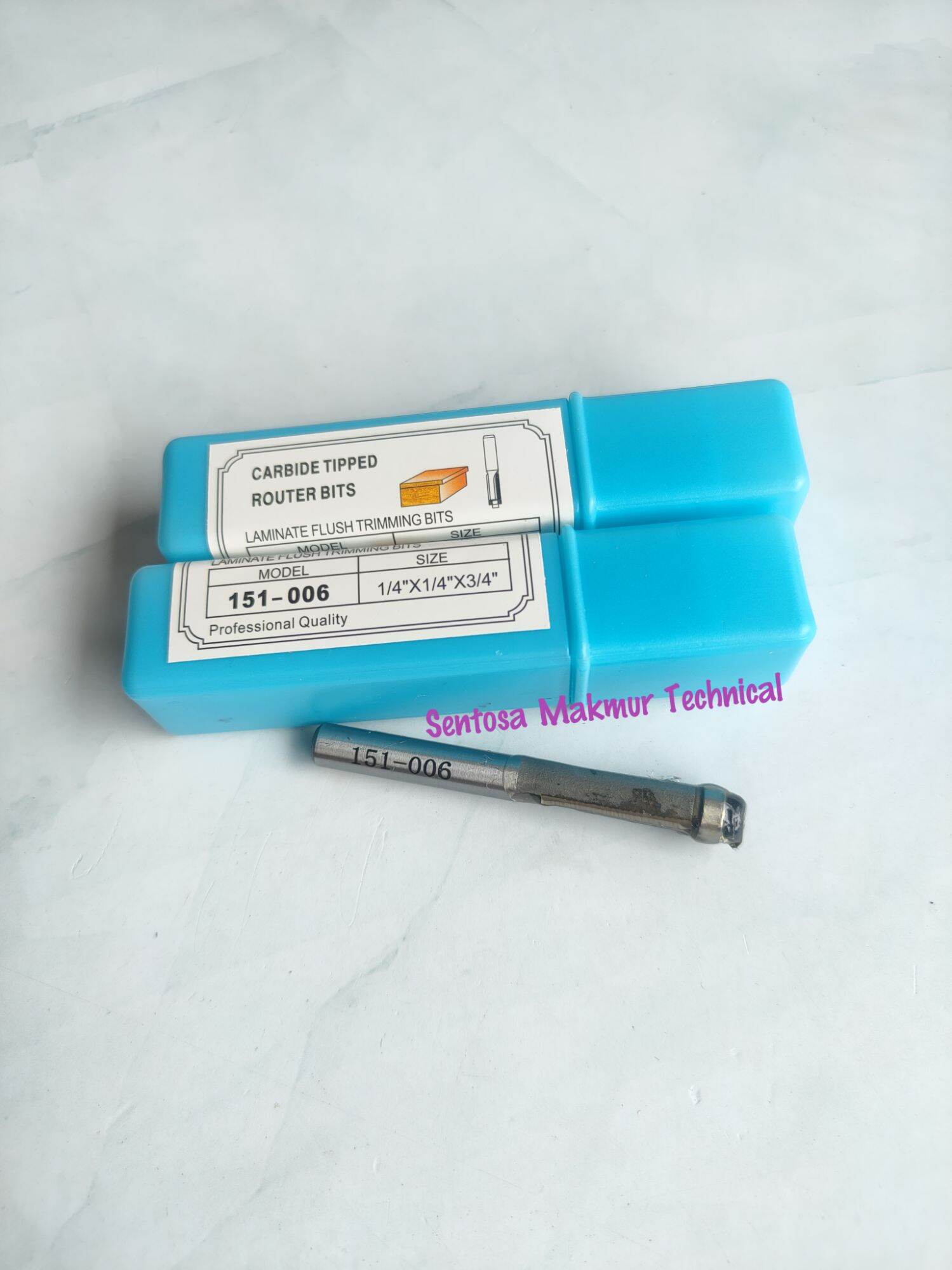 BENZ 151-006 6 MM Mata Router Trimmer Profil Kayu Laminate Flush Trim ...