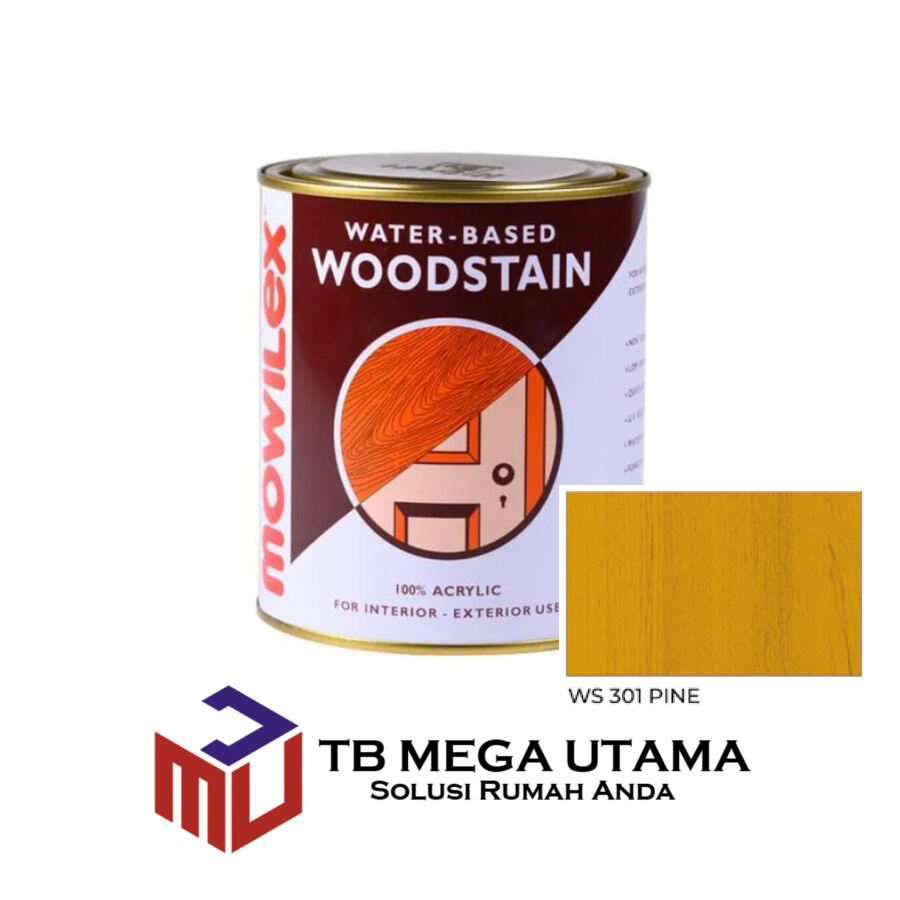 Mowilex Woodstain WS-301 Pine 1 Kg | Cat Plitur Politur Kayu | Lazada ...