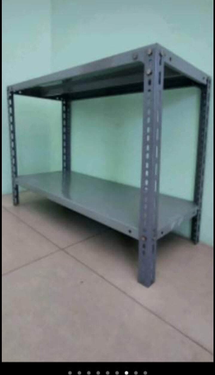 rak besi siku lubang 2 susun meja kompor PANJANG 100 LEBAR 40 TINGGI 70 ...