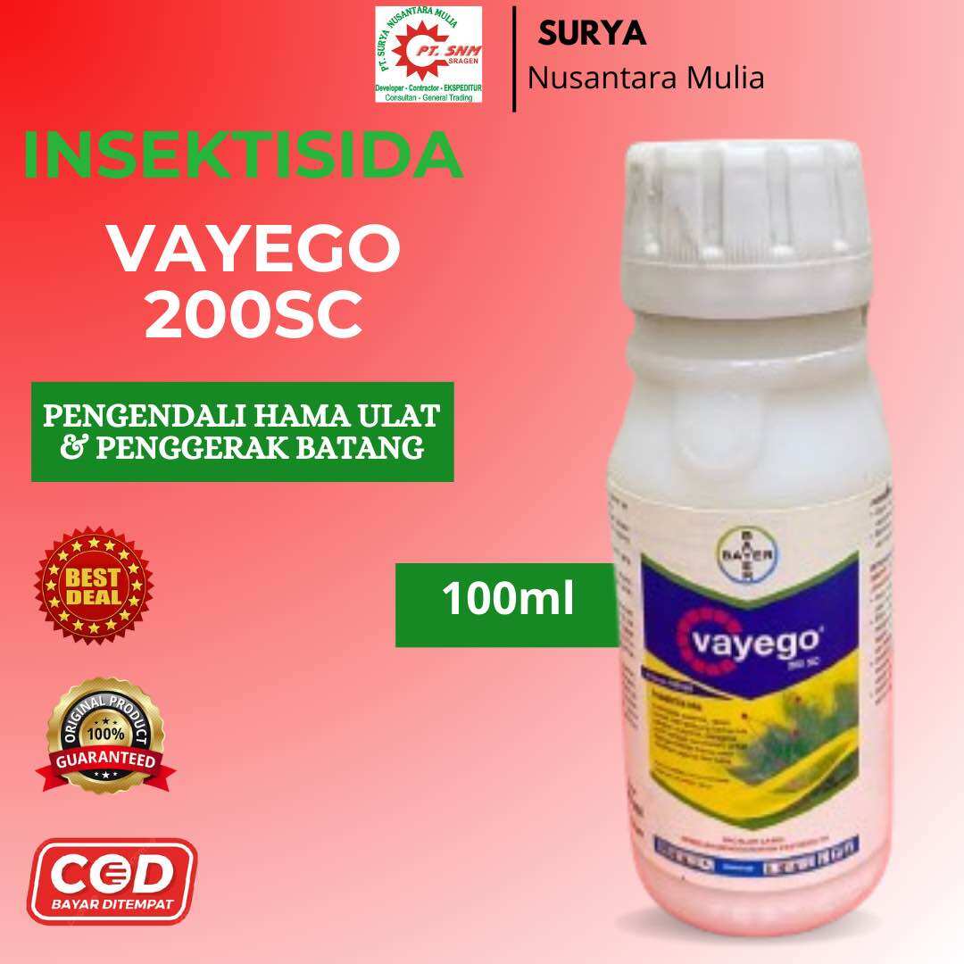 PESTISIDA | INSEKTISIDA | VAYEGO 200SC- 100ML | PENGENDALI HAMA ULAT ...