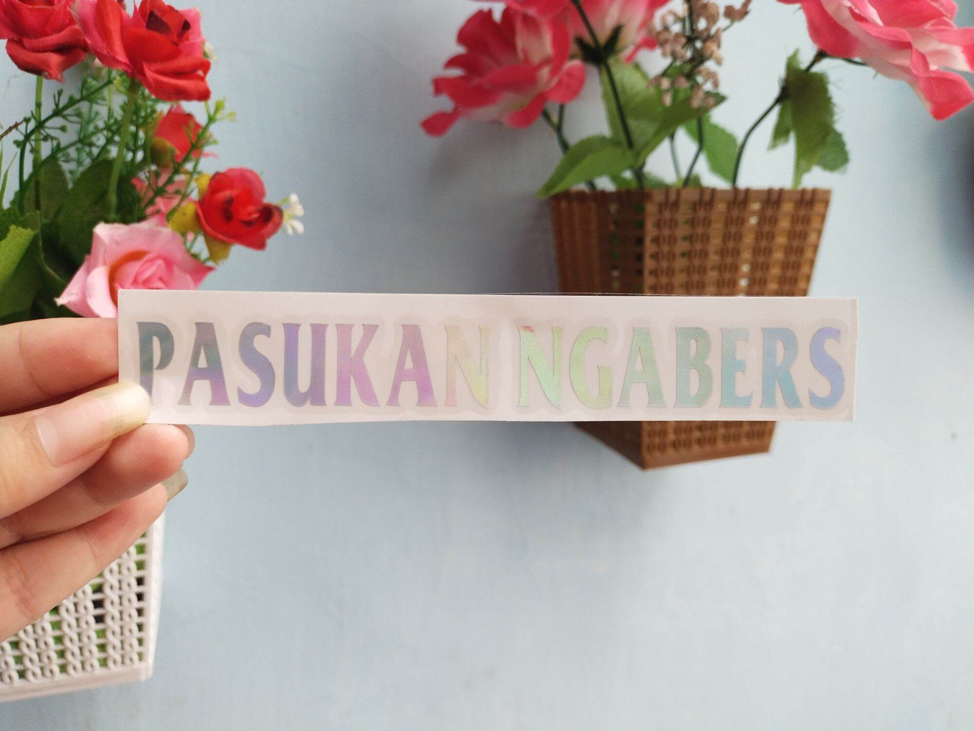 STICKER HOLOGRAM / STICKER WARNA PASUKAN NGABERS | Lazada Indonesia