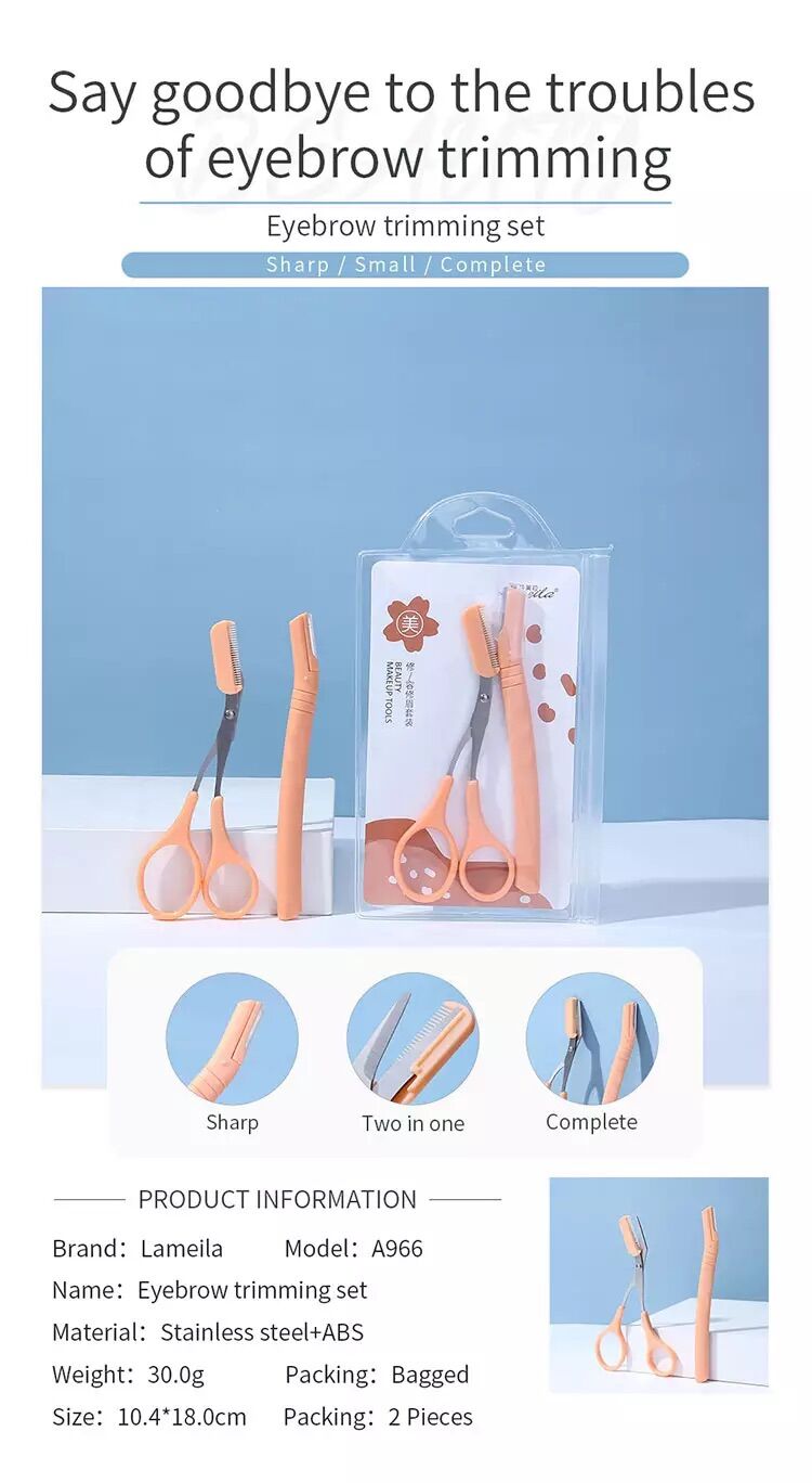 Cukur alis dan gunting alis set | Lazada Indonesia