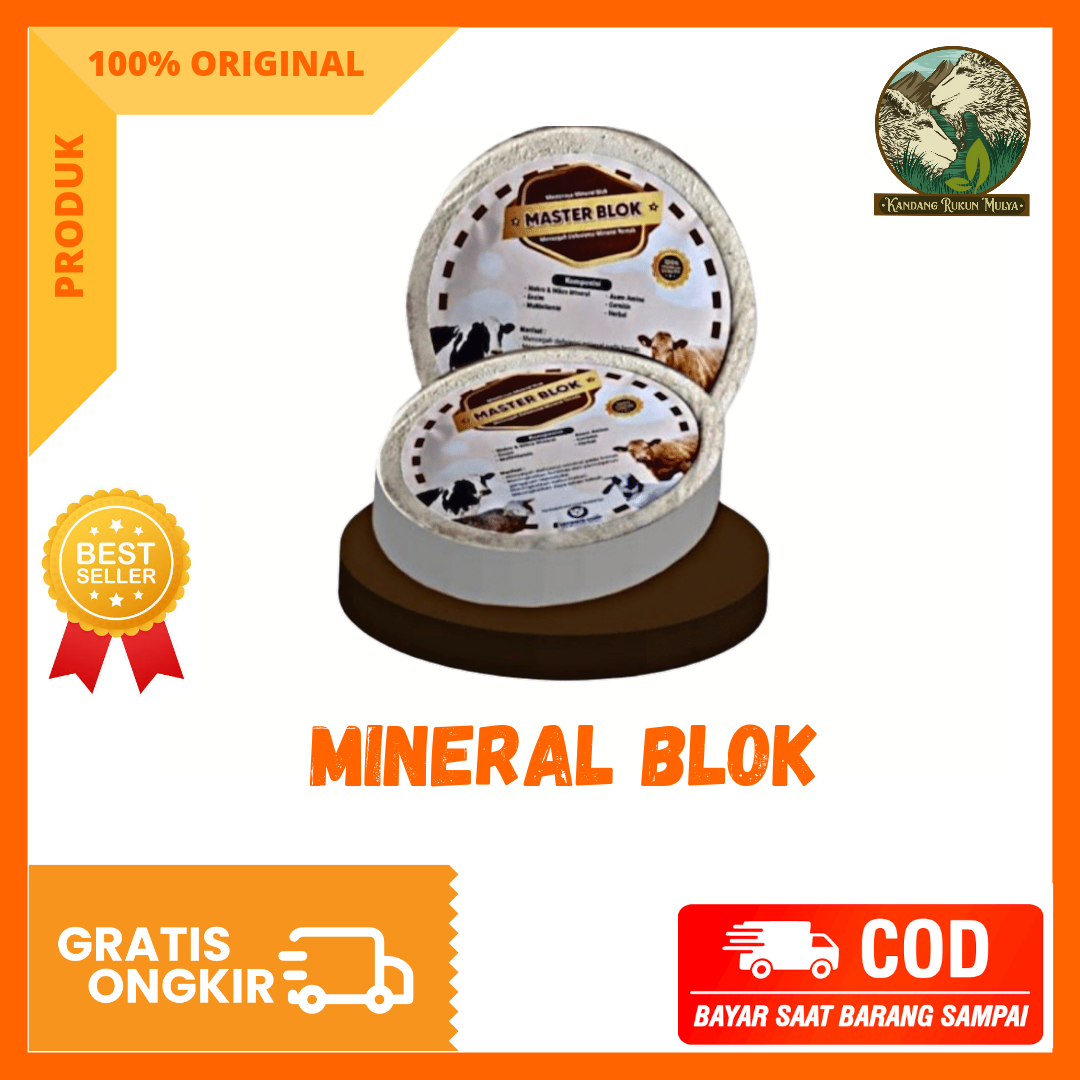 Mineral Blok Terbaik Untuk Kambing Maupun Sapi Masternya Mineral Blok ...