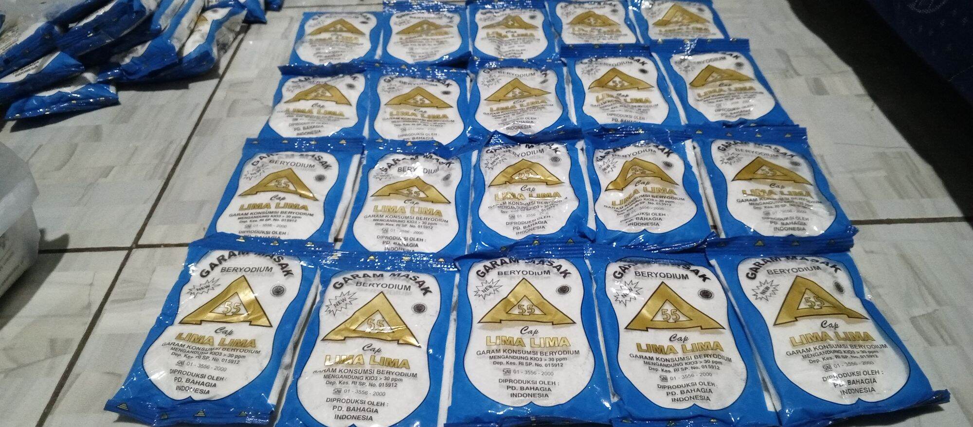 PROMO ECERAN...20 bungkus garam ukuran 100gr (kemasan kecil) | Lazada ...