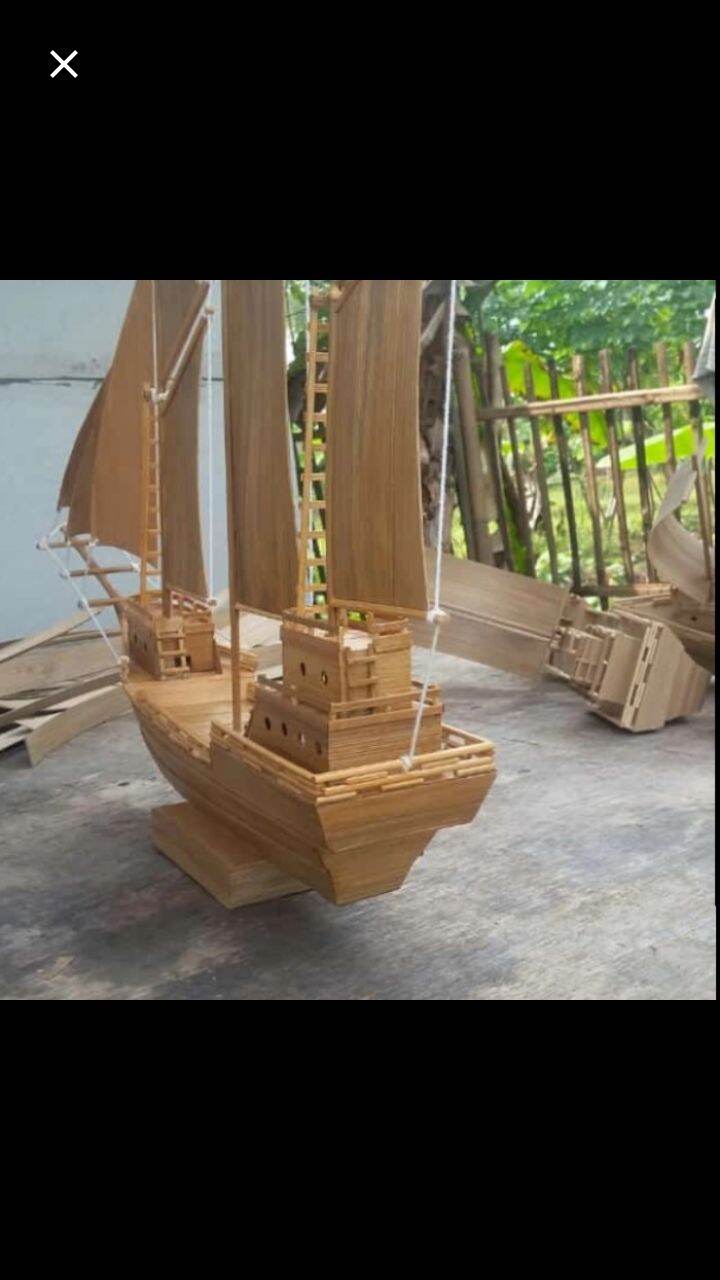 kapal miniatur kapal laut mainan anak miniatur kapal layar kayu ...