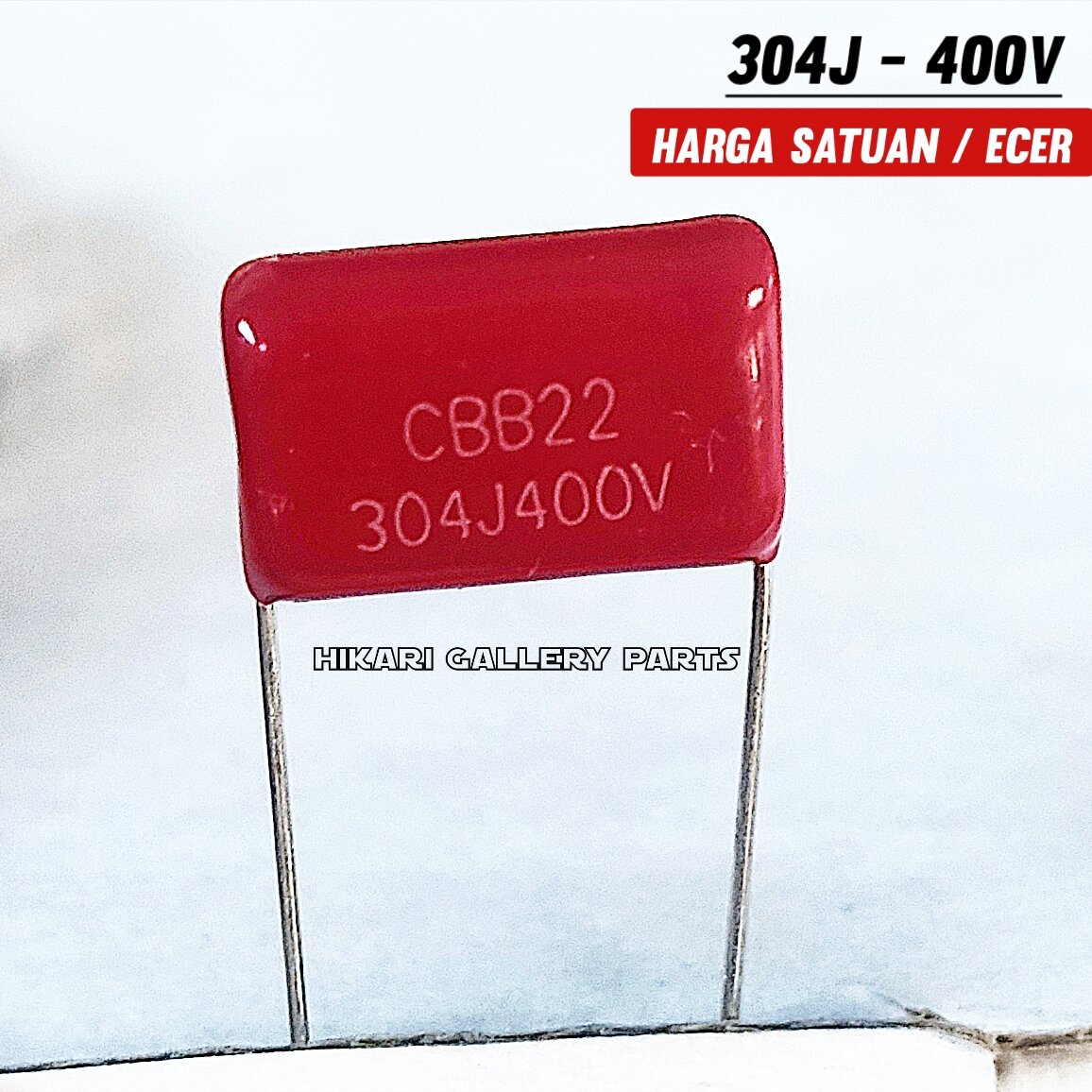 Kapasitor Milar 304J 400Volt / milar 304j 400v mylar capacitor 304 j ...