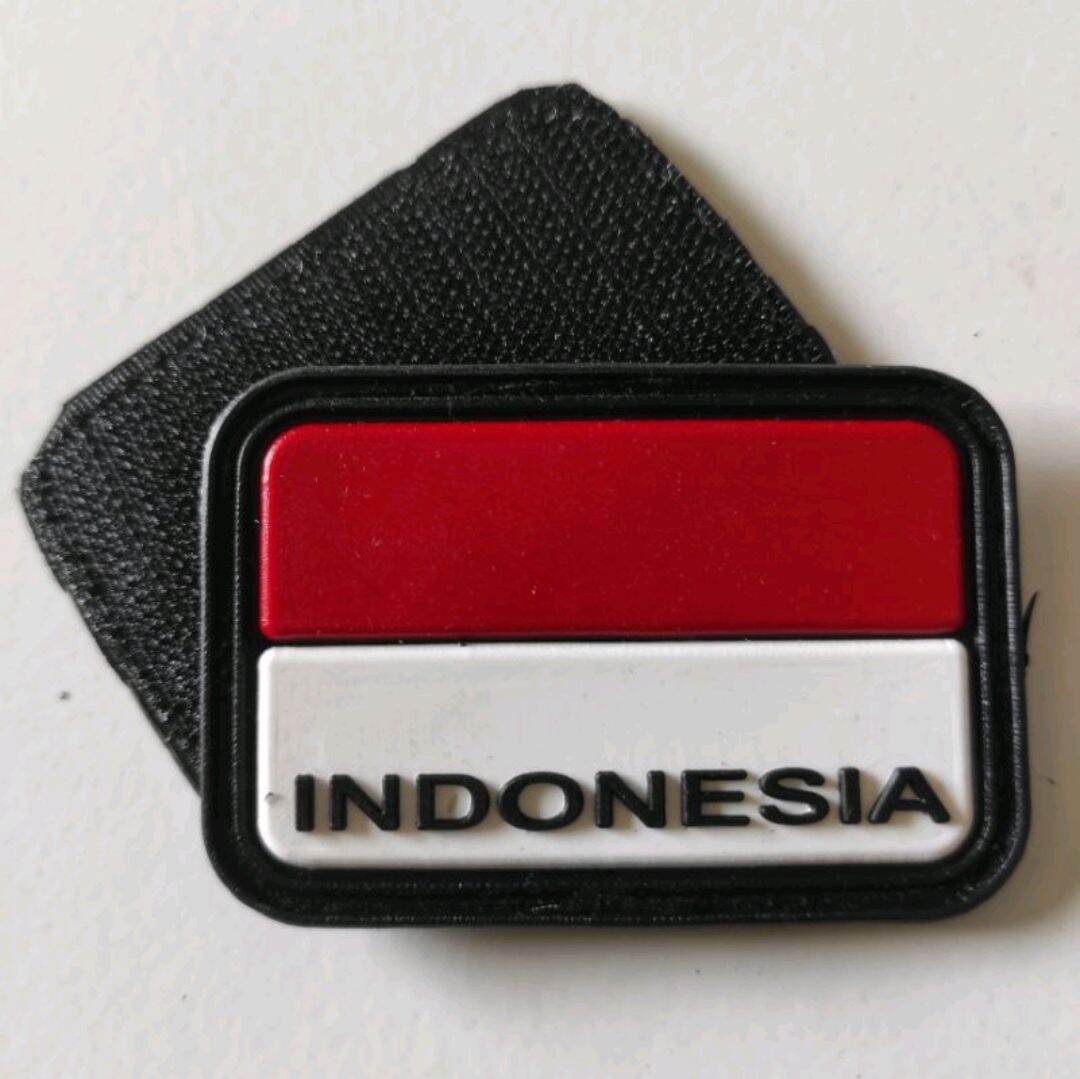 Patch Rubber Logo Karet Bendera Merah Putih | Lazada Indonesia