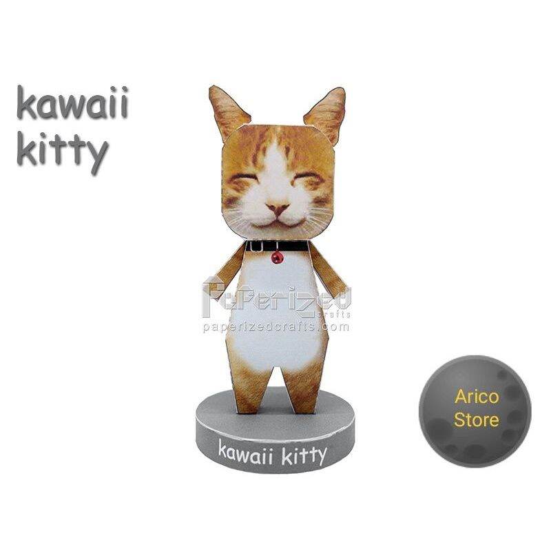 papercraft dudul kucing lucu | Lazada Indonesia