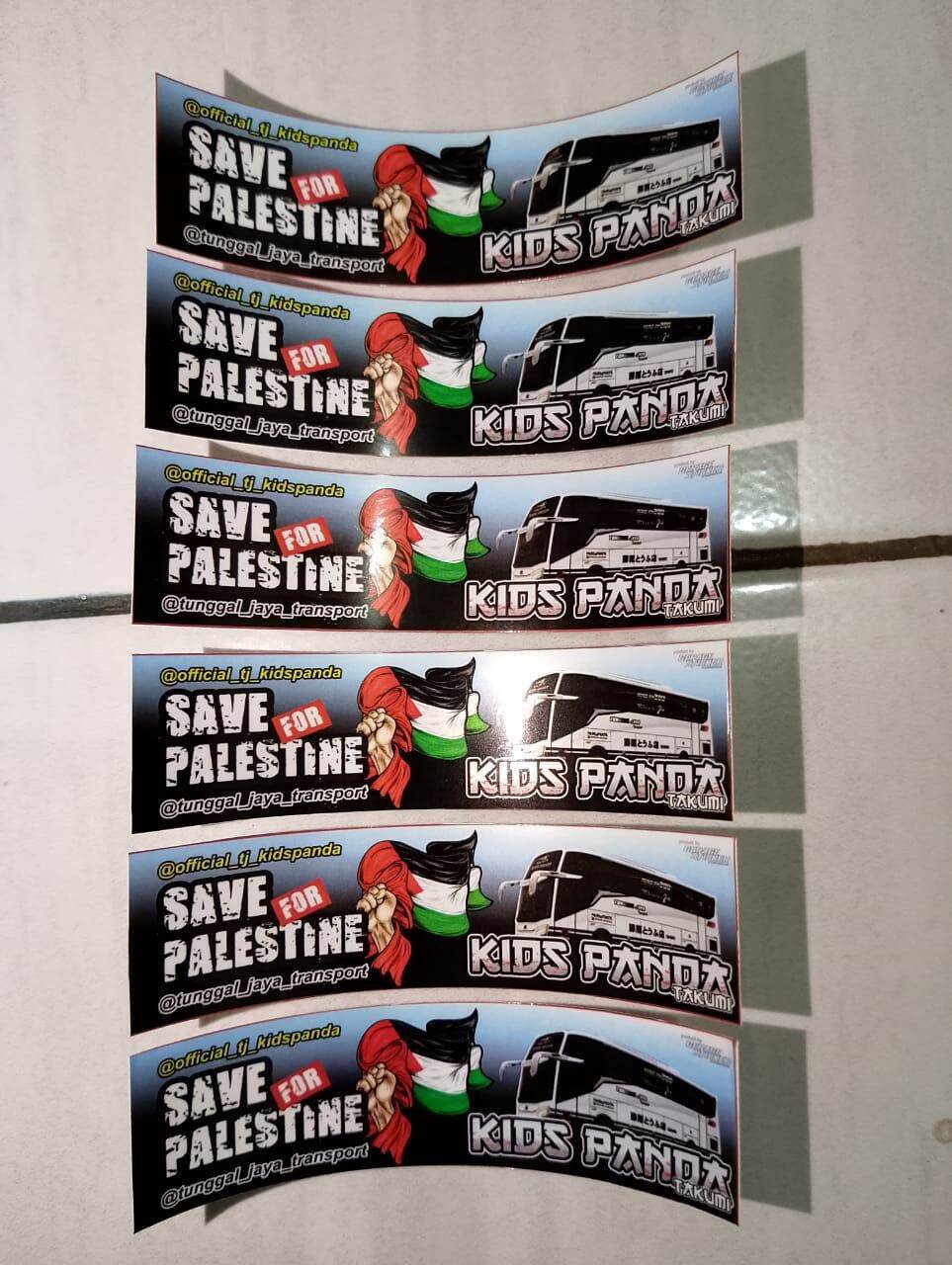 stiker bus kids panda jb5 takumi style | Lazada Indonesia