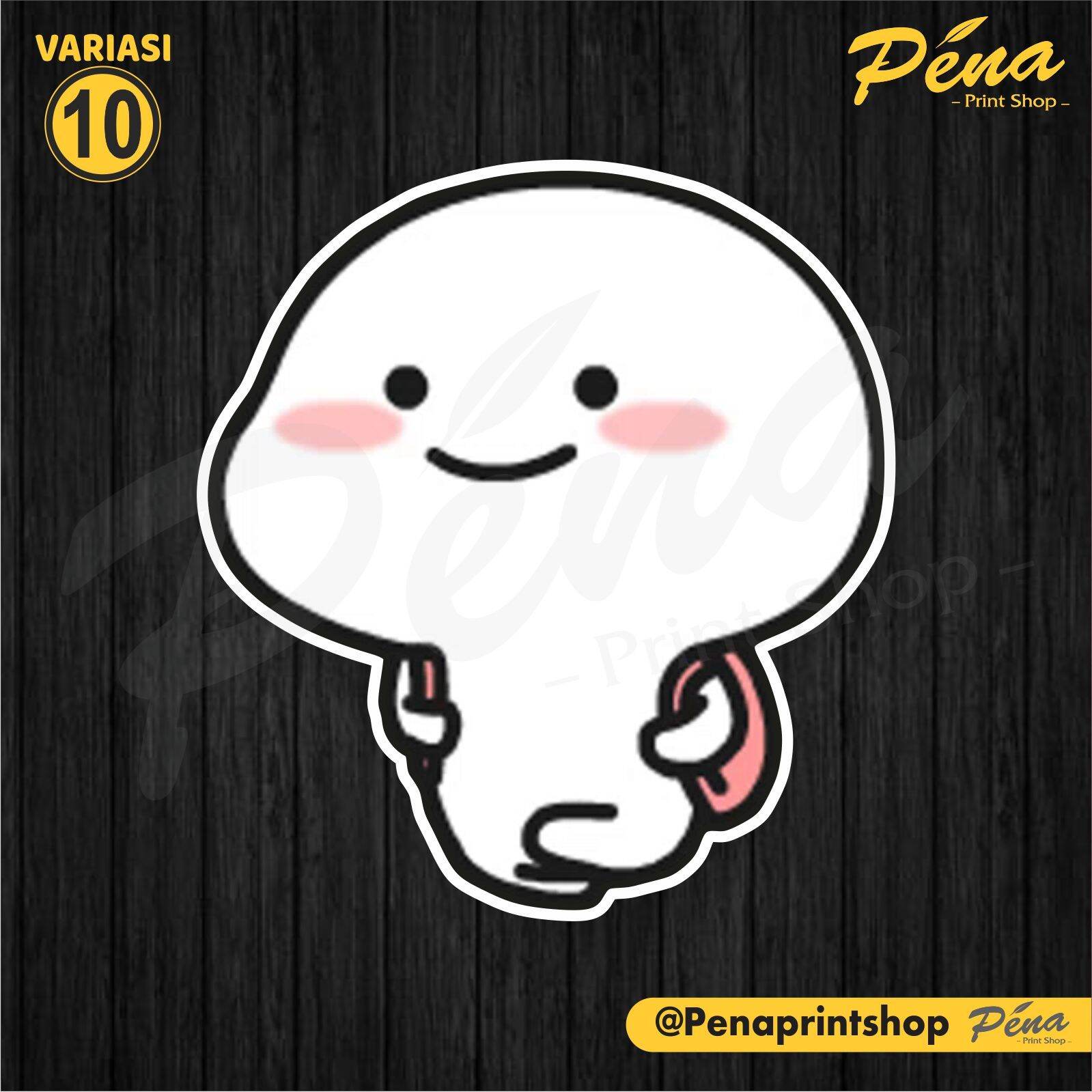 Sticker Stiker Pentol Lucu / Stiker Emoticon Emoji Emot Lucu Aesthetic ...