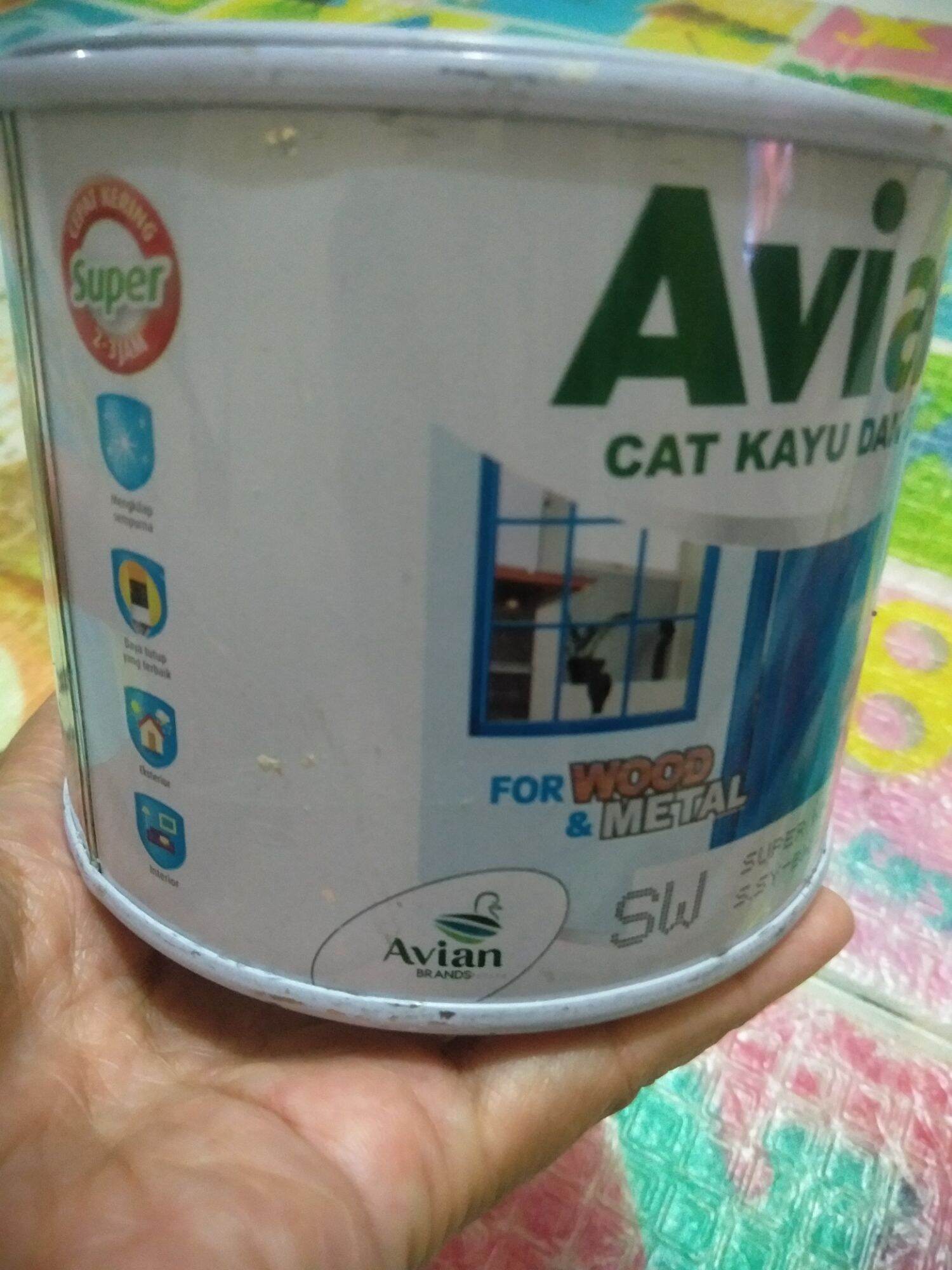 Avian cat kayu dan besi | Lazada Indonesia