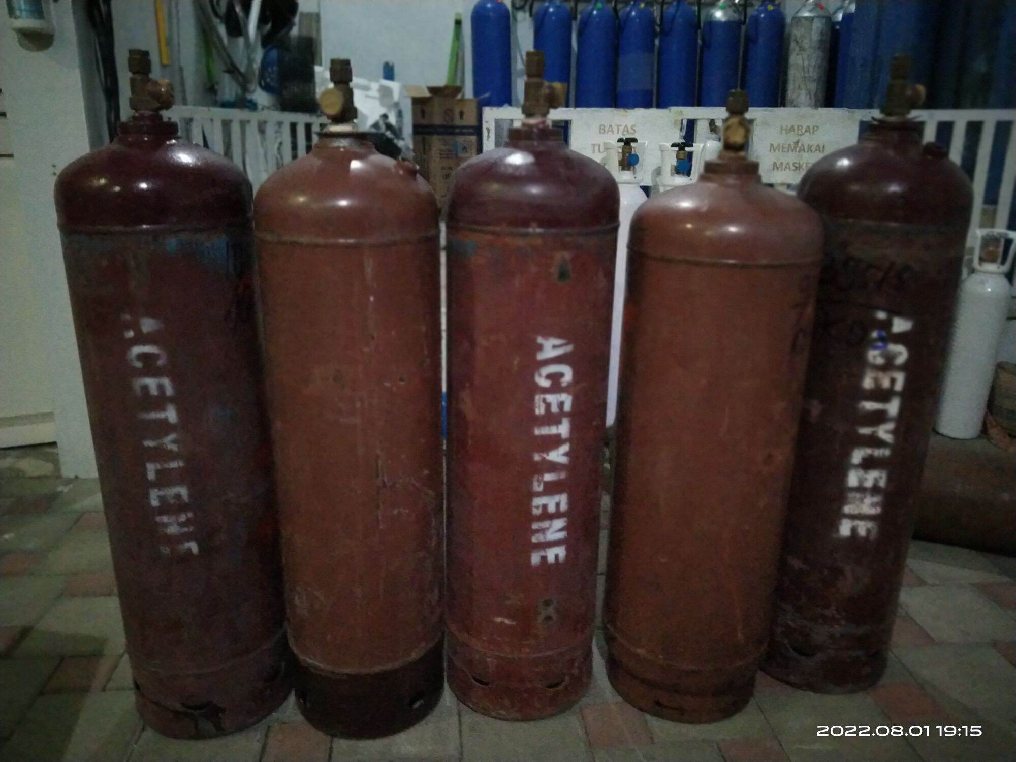 Tabung acetylene bekas atau tabung pengganti karbit | Lazada Indonesia