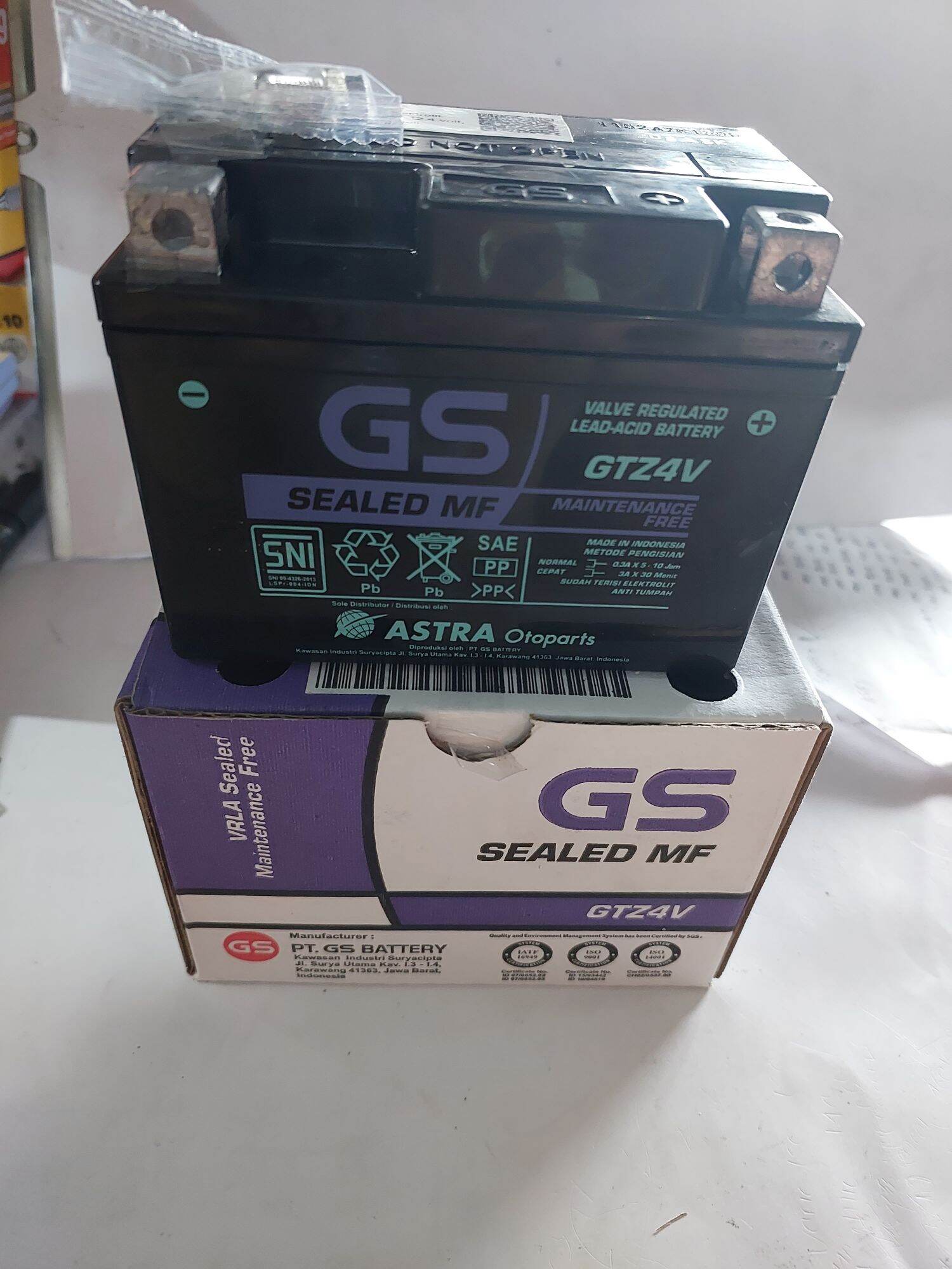 AKI GS ASTRA GTZ4V | Lazada Indonesia