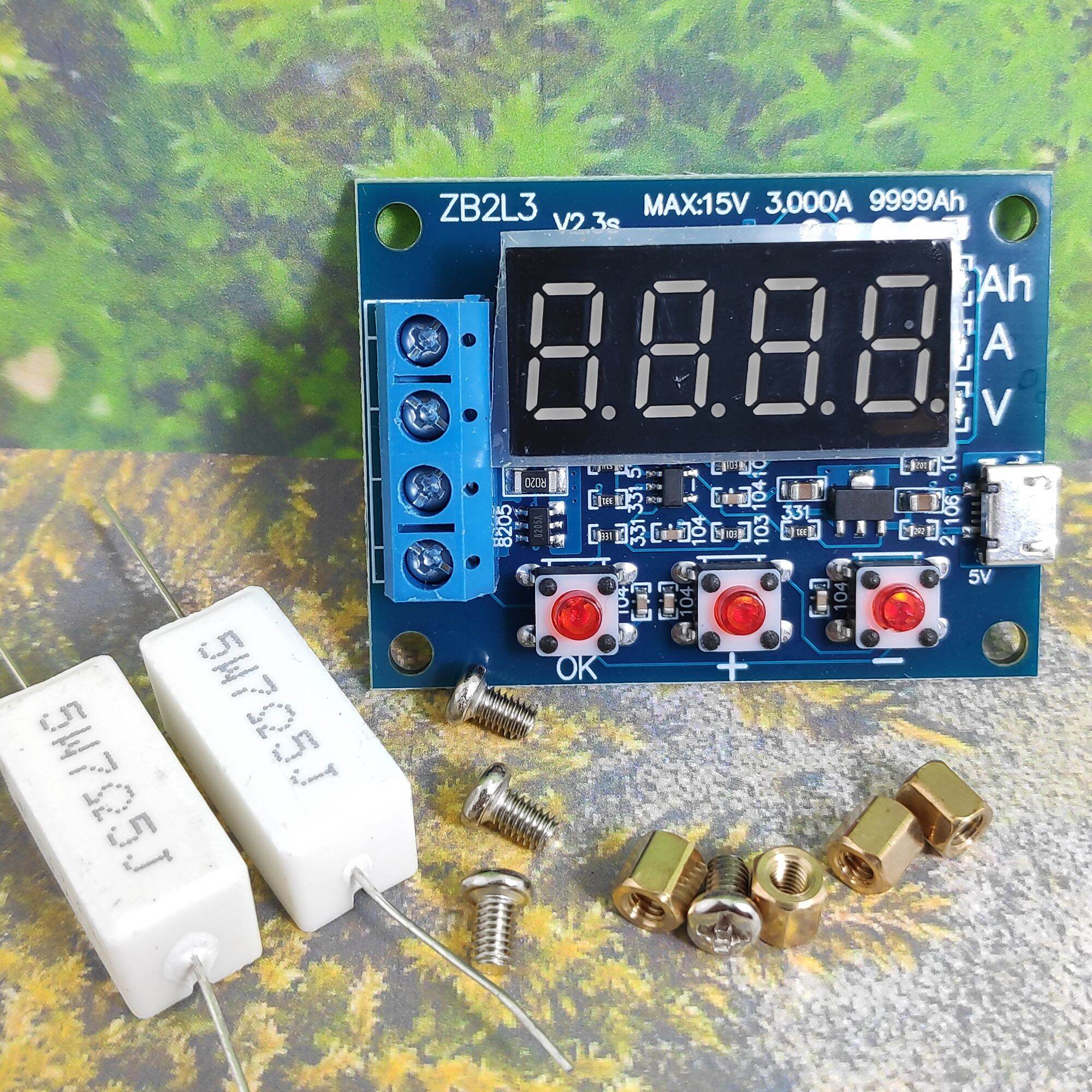modul cek kapasitas baterai ZB2L3 mAh meter pengukur kapasitas baterai ...