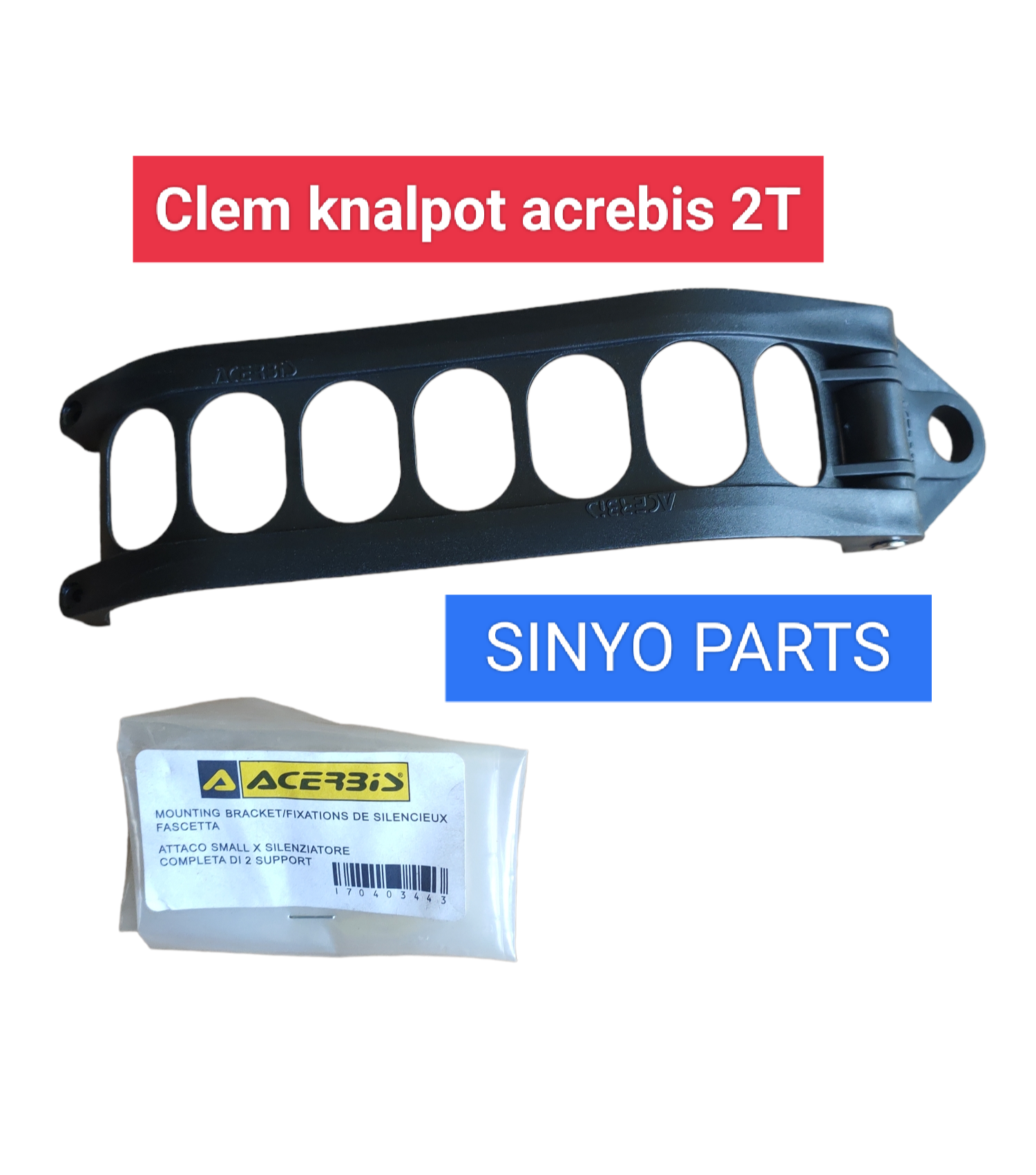 Clem clam klem knalpot motor 2T merk Acerbis | Lazada Indonesia