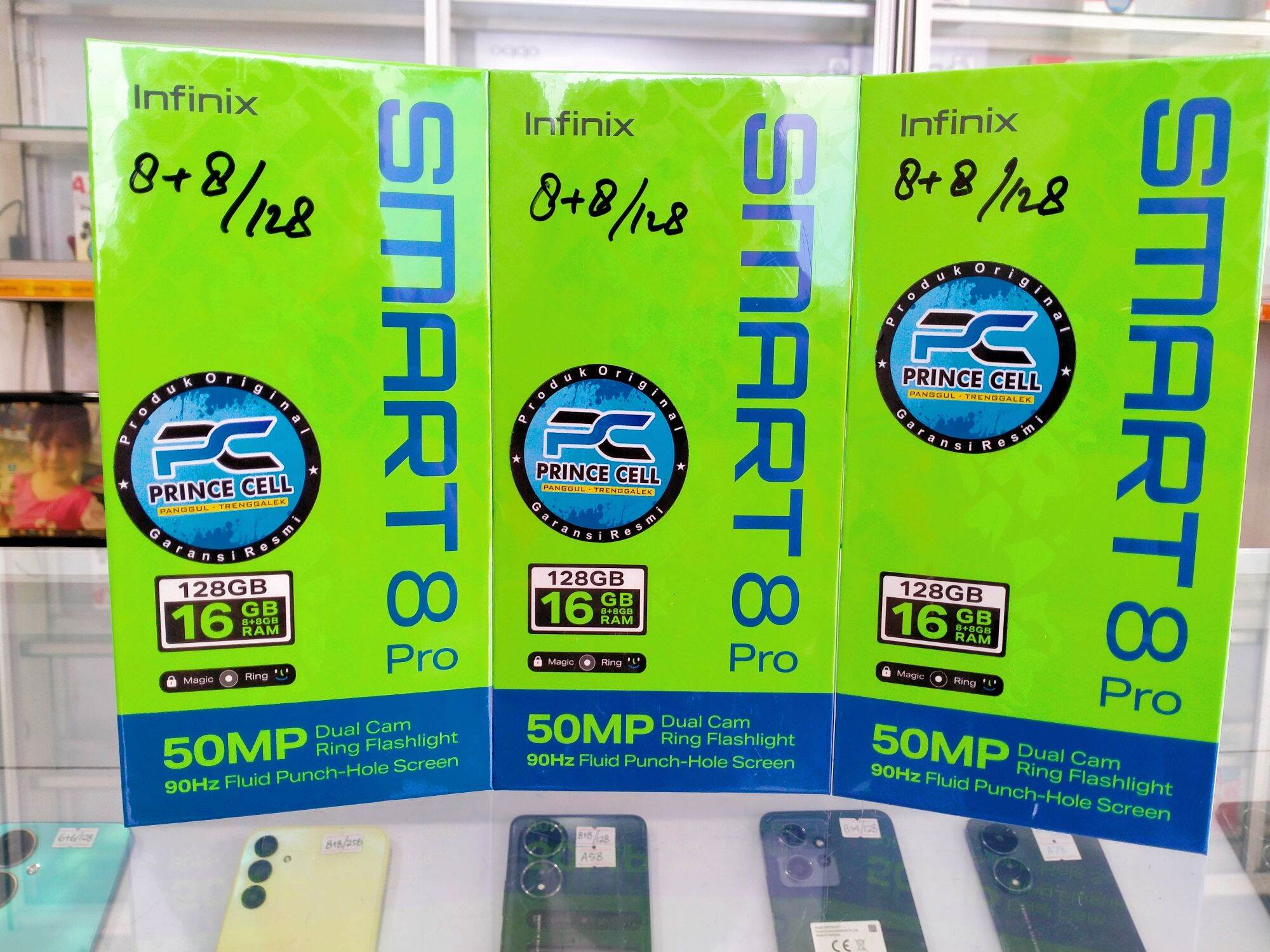 INFINIX SMART 8 PRO RAM 8+8/128 GB (BARU GARANSI RESMI 1 TAHUN) | Lazada Indonesia