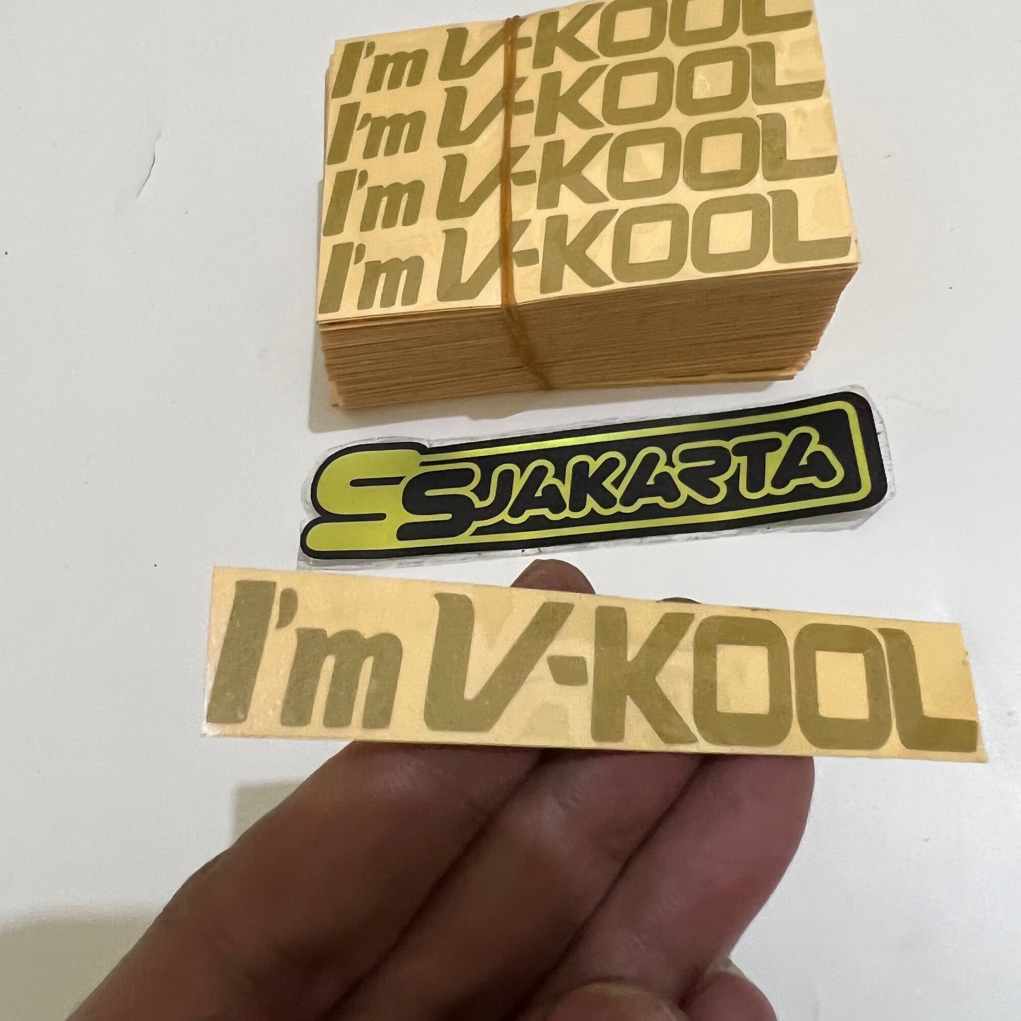 STICKER STIKER IM VKOOL IM V-KOOL CUTTING | Lazada Indonesia