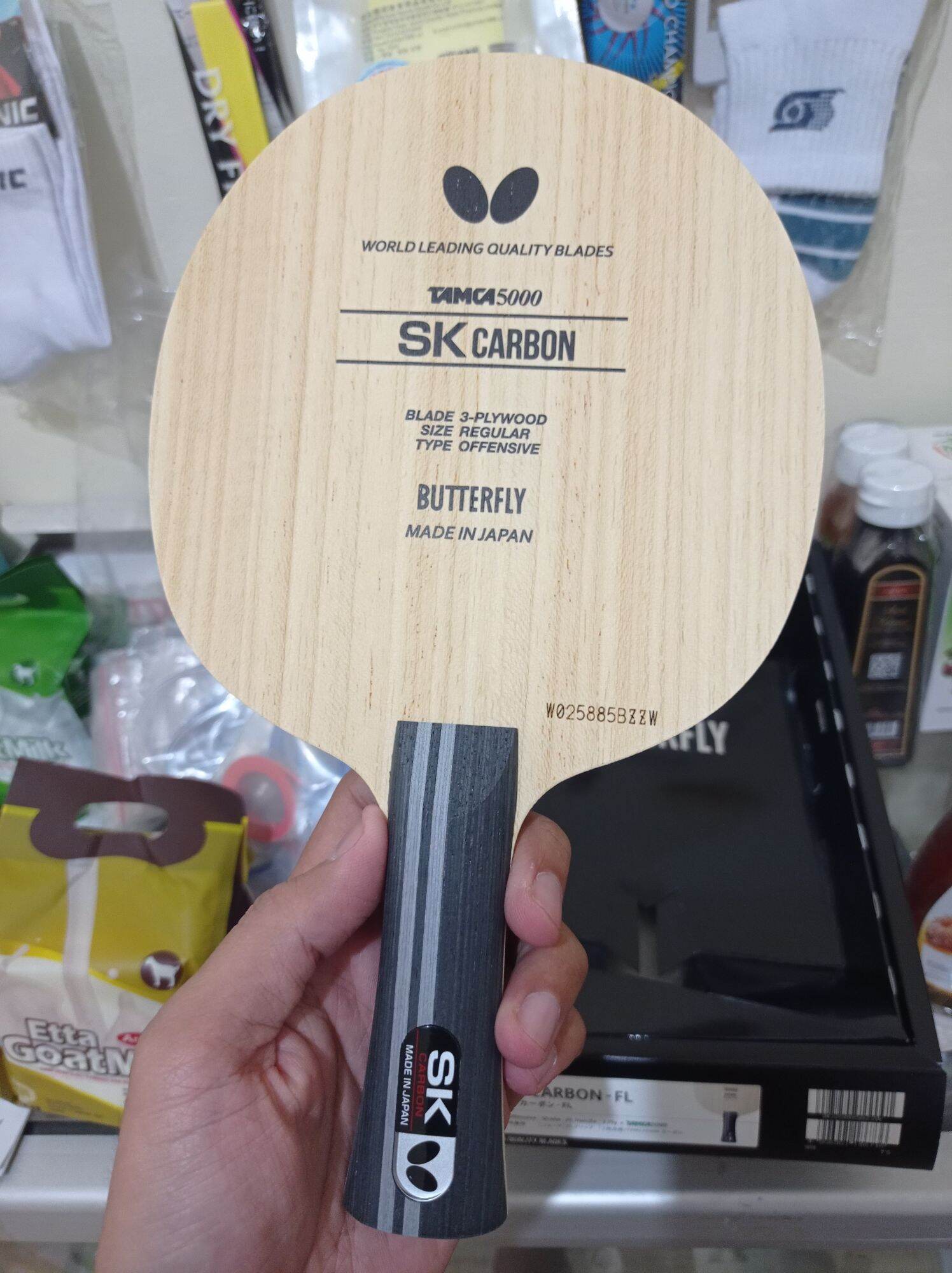 KAYU BATS TENIS MEJA BUTTERFLY SK CARBON | Lazada Indonesia