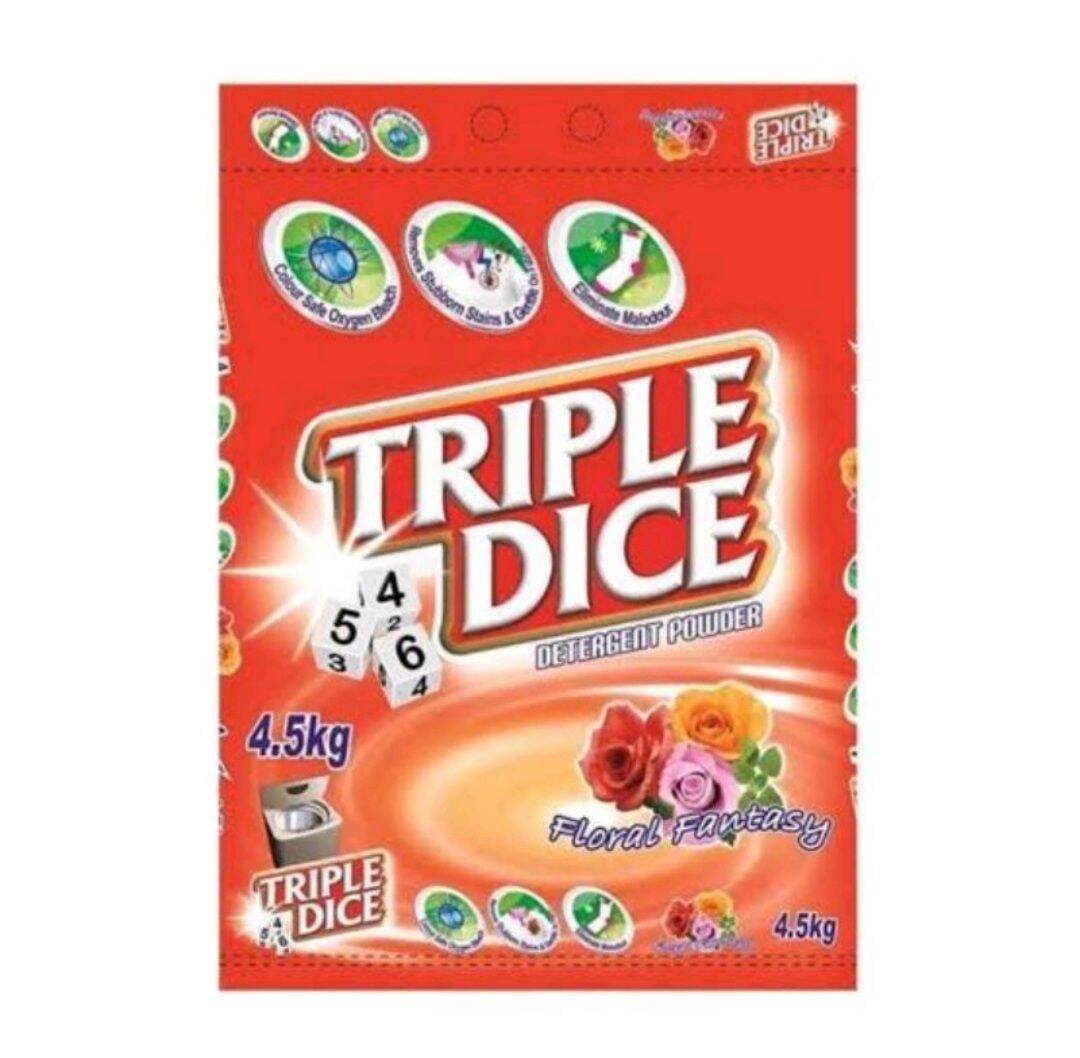 Triple Dice - Detergent Powder - 4.5kg | 4.2kg | Lazada Indonesia