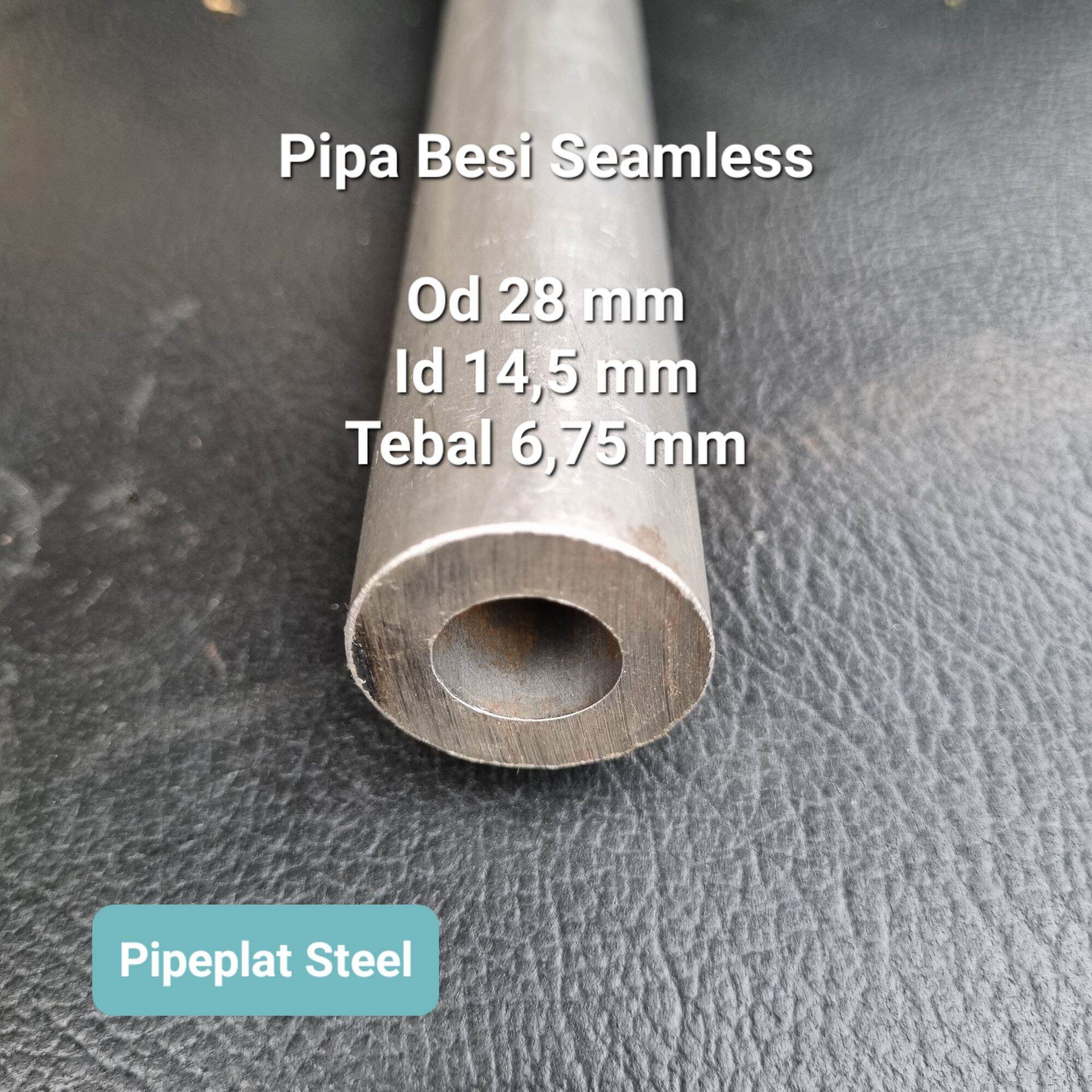 Pipa Besi Seamless Od 28 mm Od 14,5 mm Tebal 6,75 mm Panjang 50 cm | Lazada Indonesia
