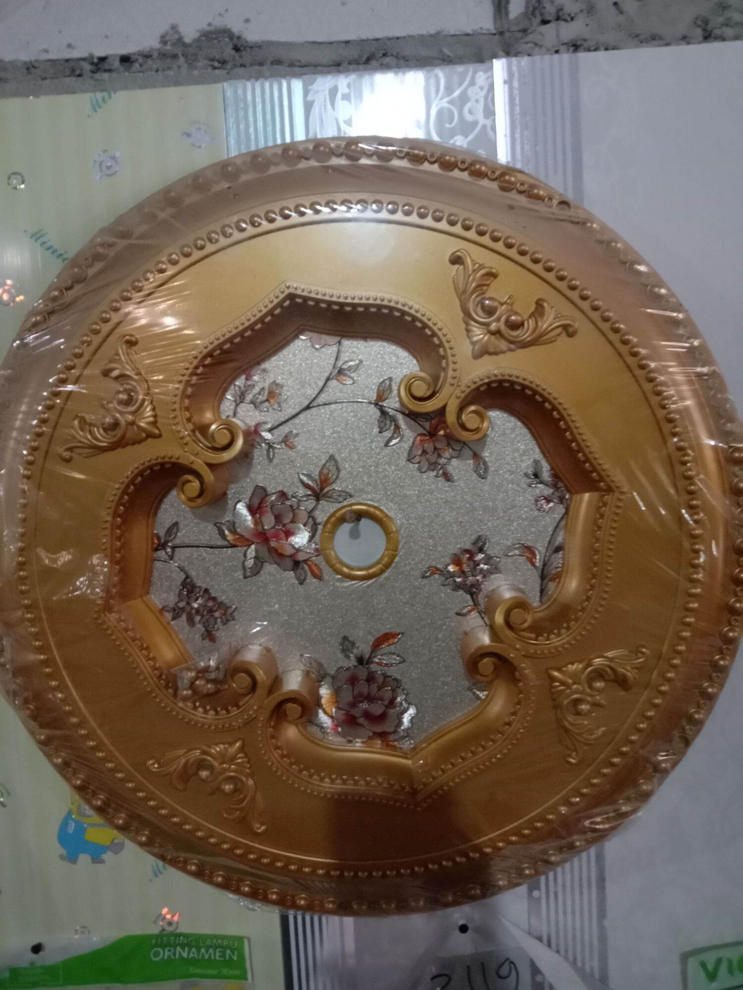 FITTING LAMPU plafon artistik 60cm x 60cm/ fitting lampu ornamen ...