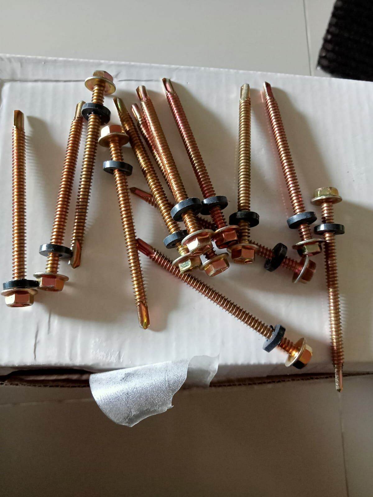 Baut Rofing Baut Baja Ringan Baut Asbes Baut Ring Isi 25 Pcs | Lazada ...