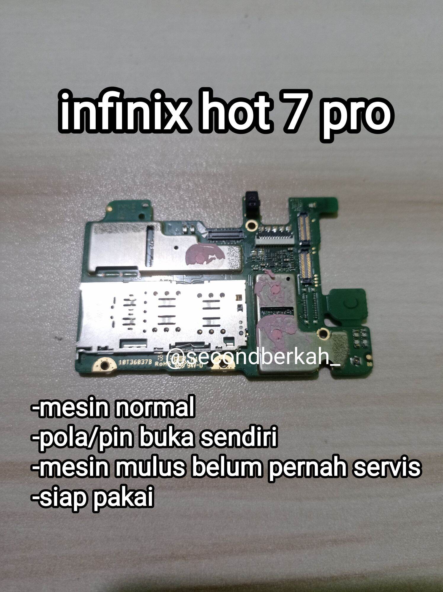 mesin infinix hot 7pro,mesin normal ,4/64gb pola/pin buka sendiri,mesin siap pakai | Lazada ...