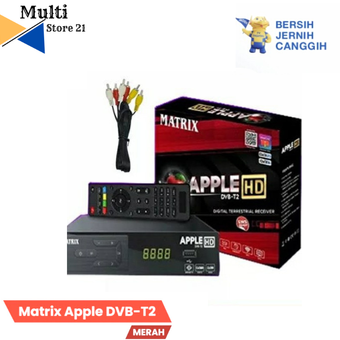STB MATRIX /RECEIVER ANALOG TO DIGITAL/ MATRIK MERAH | Lazada Indonesia