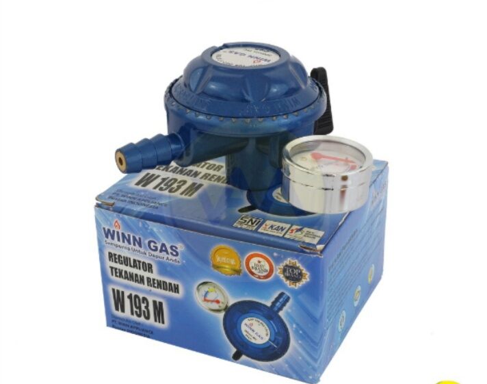 Winn Gas Regulator Tekanan Rendah W193M Meteran | Lazada Indonesia