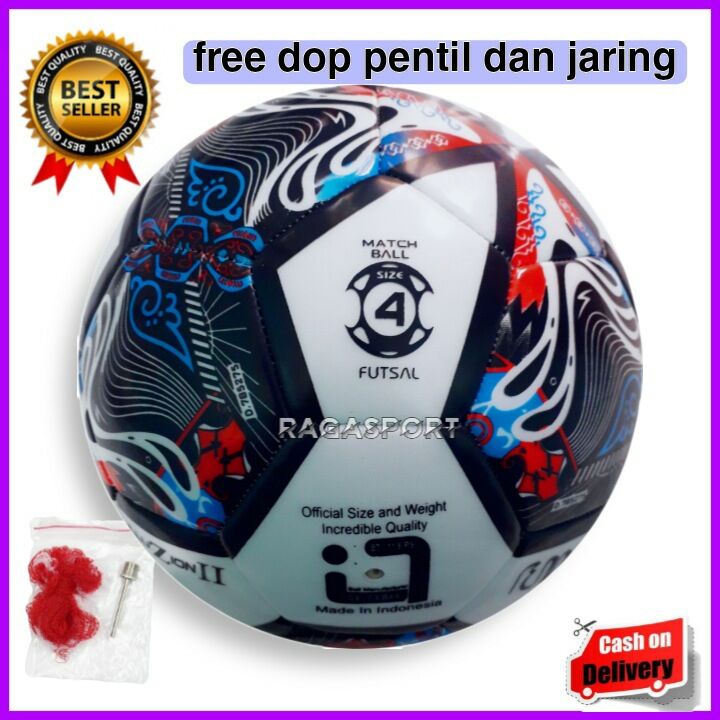 BOLA FUTSAL SIZE 4 JAHIT MESIN [COD] | Lazada Indonesia