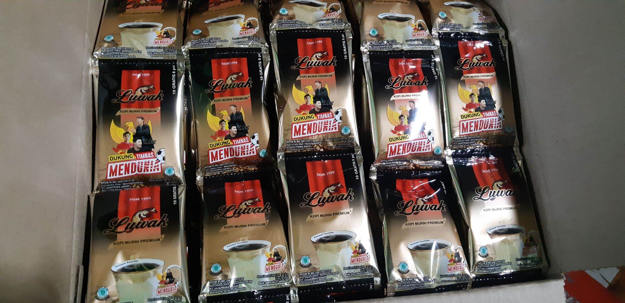 Luwak Kopi Murni Premium Mini 6,5 gram 1 renteng 16 sachet | Lazada ...