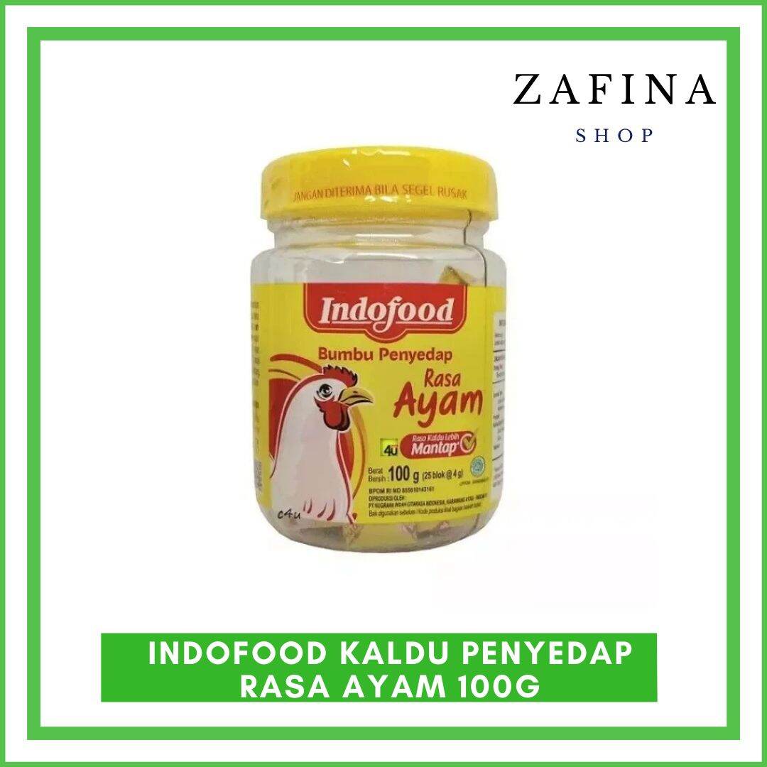 Indofood Kaldu Penyedap Rasa Ayam 100g ( 25 blok @4g) ( KHUSUS PULAU ...