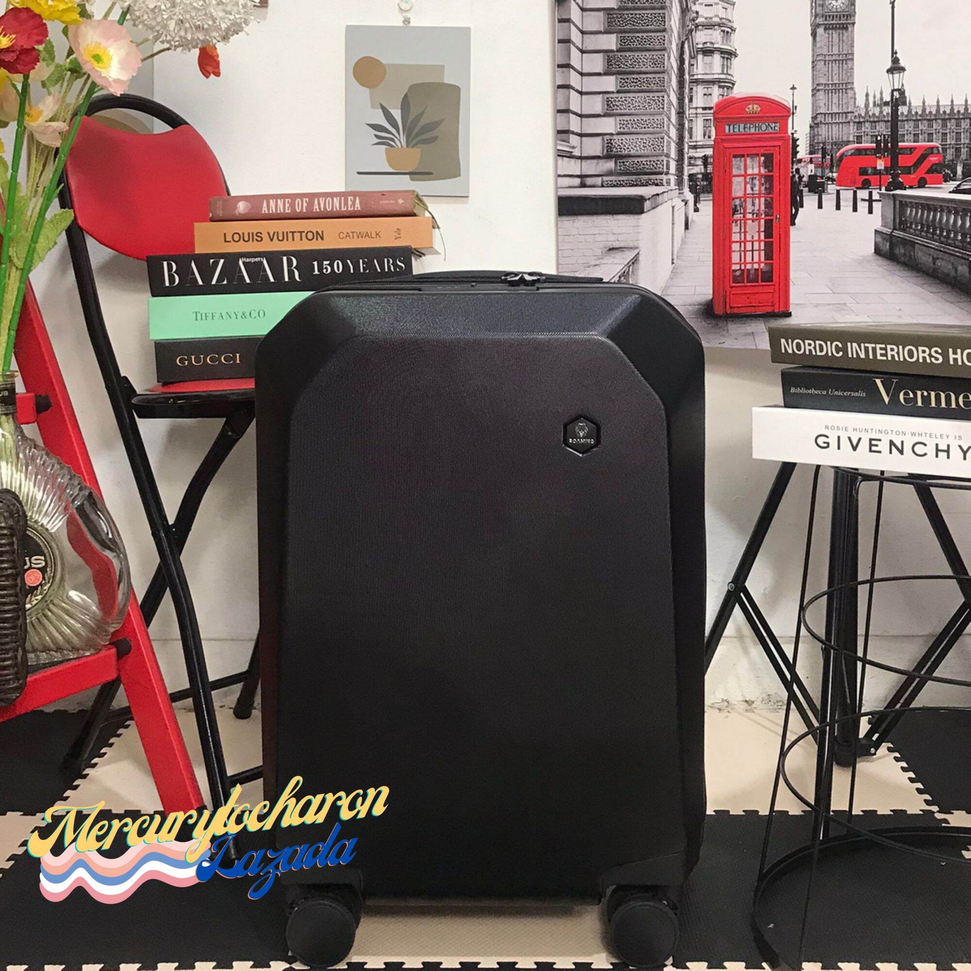 Koper Kabin 20 Inch Double Zipper TSA Lock Suitcase Polycarbonate ...