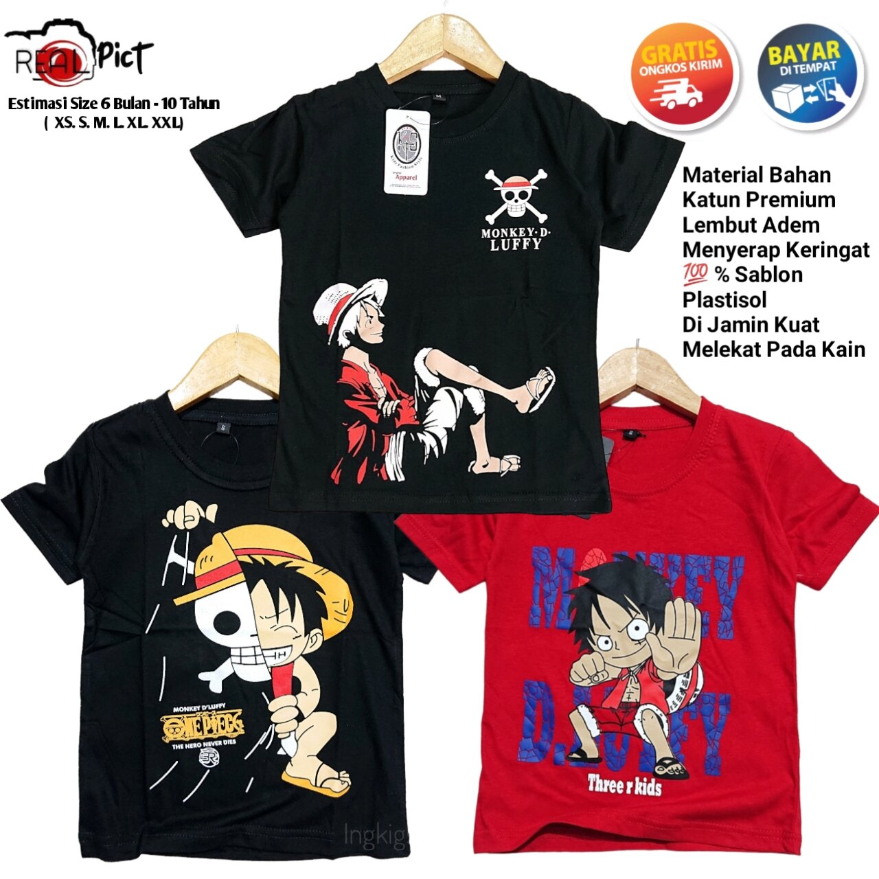 Jual Baju One Piece One Piece Terbaru - Jun 2024 | Lazada.co.id