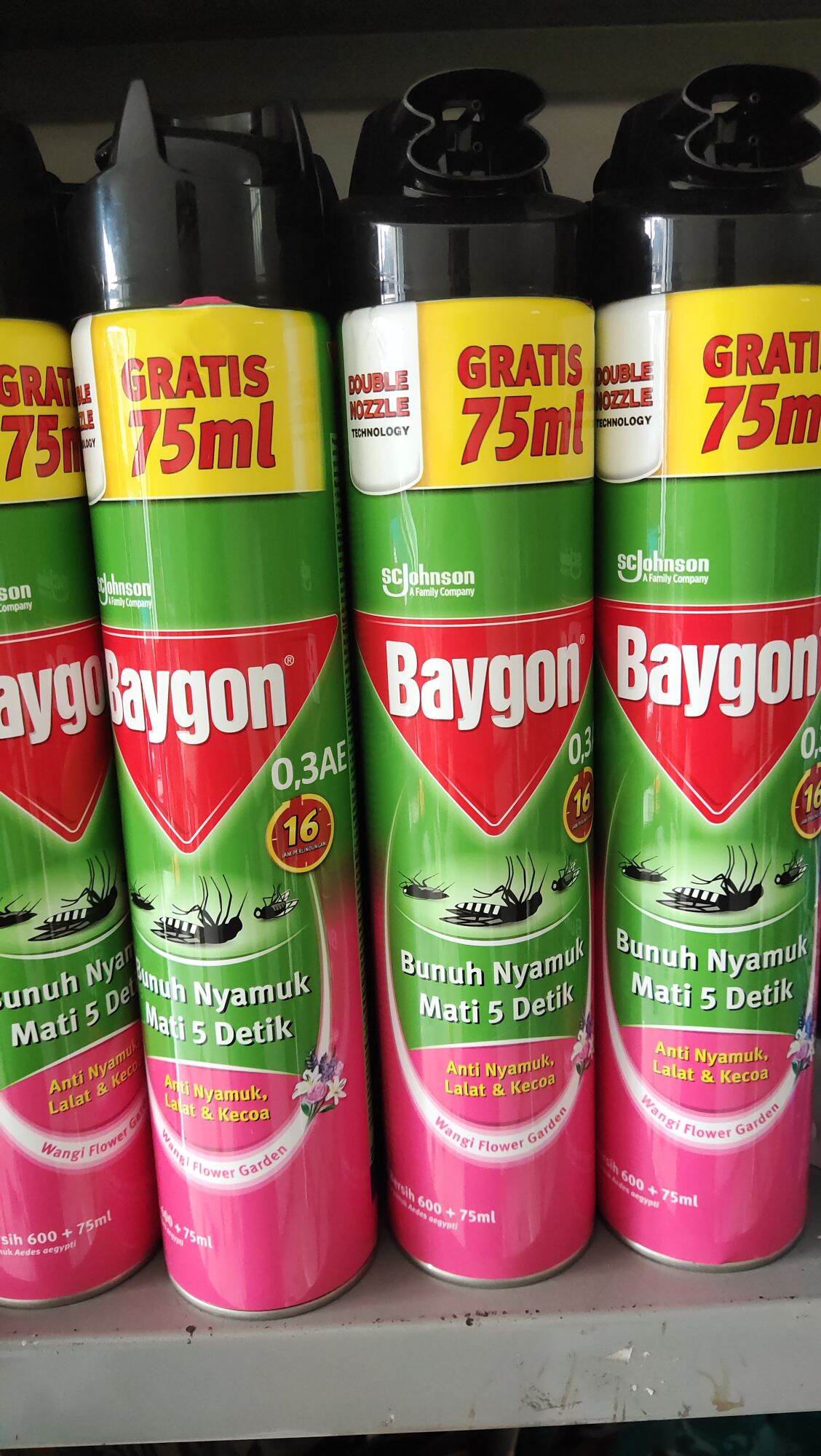 BAYGON 600ML +75ml | Lazada Indonesia