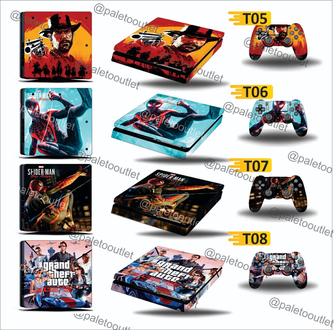 Stiker garskin ps4 fat ps4 slim ps4 pro bisa custom gambar | Lazada ...