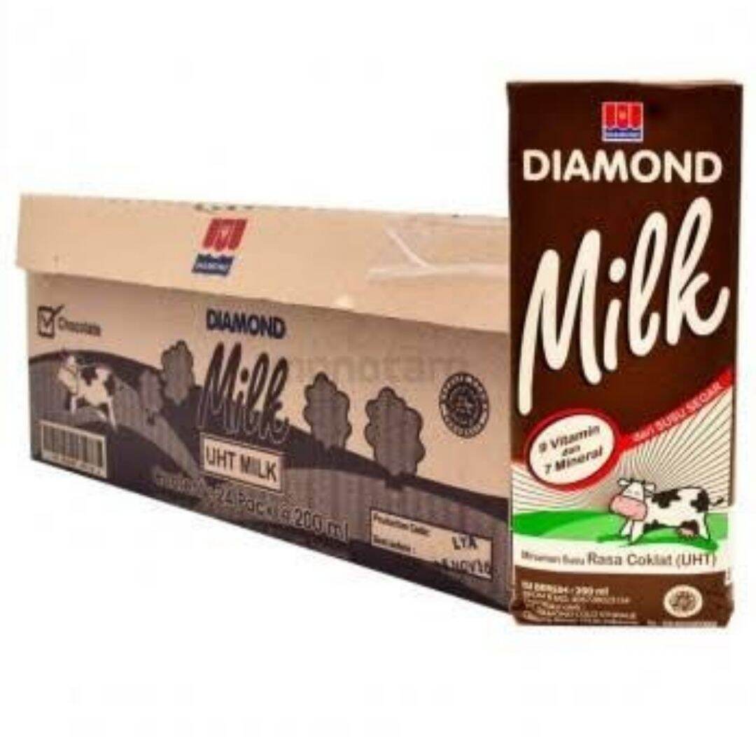 Susu UHT Diamond 1 Liter All Variant (1 Dus Isi 12 Pcs) | Lazada Indonesia