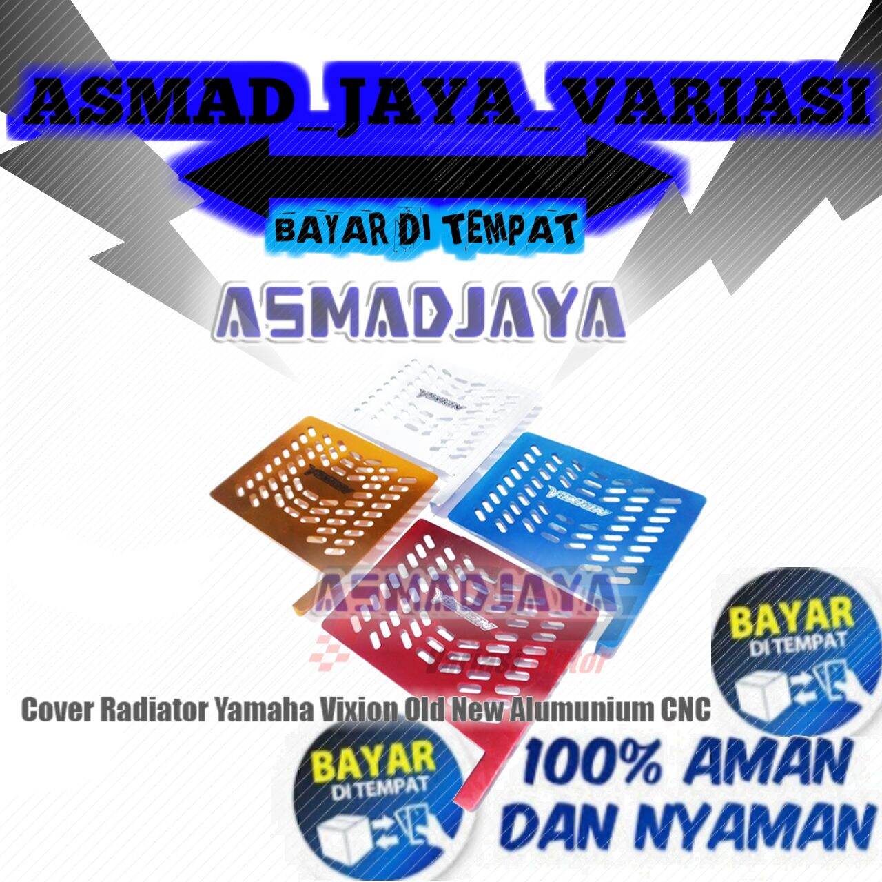 Cover Radiator Vixion Tutup Radiator Vixion Old dan New Bahan Alumunium ...