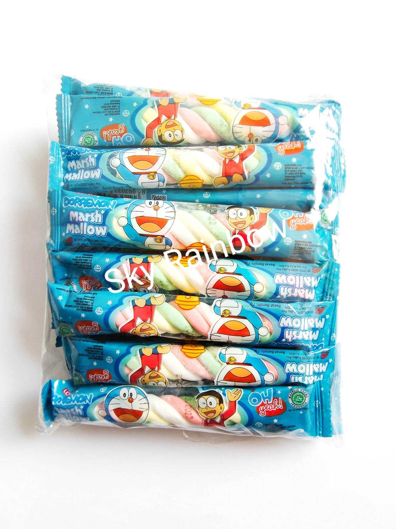 Permen Marshmallow Kepang Doraemon isi 20 pcs | Lazada Indonesia
