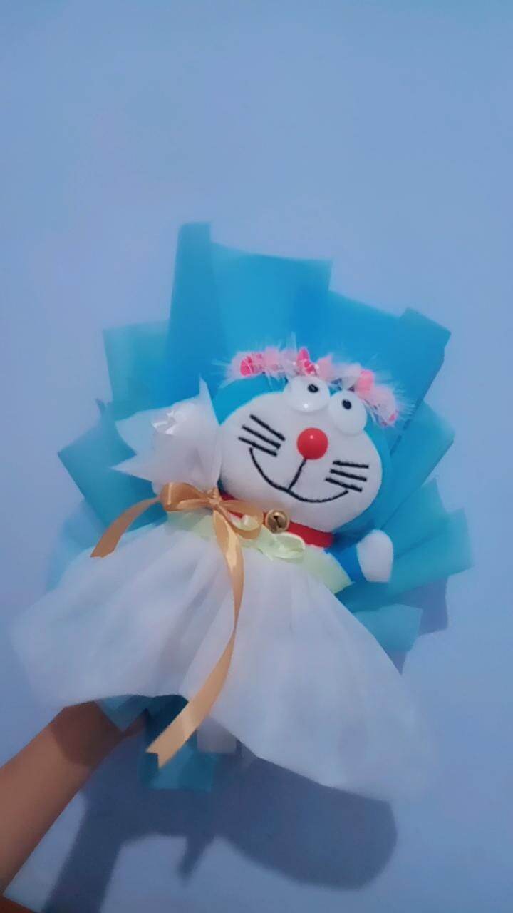 buket Doraemon wedding |buket boneka Doraemon |buket bunga |buket lucu ...