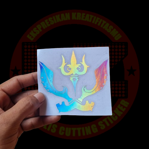 Cutting Sticker kUJANG KEMBAR Stiker variasi mobil bus truk dll menyala ...