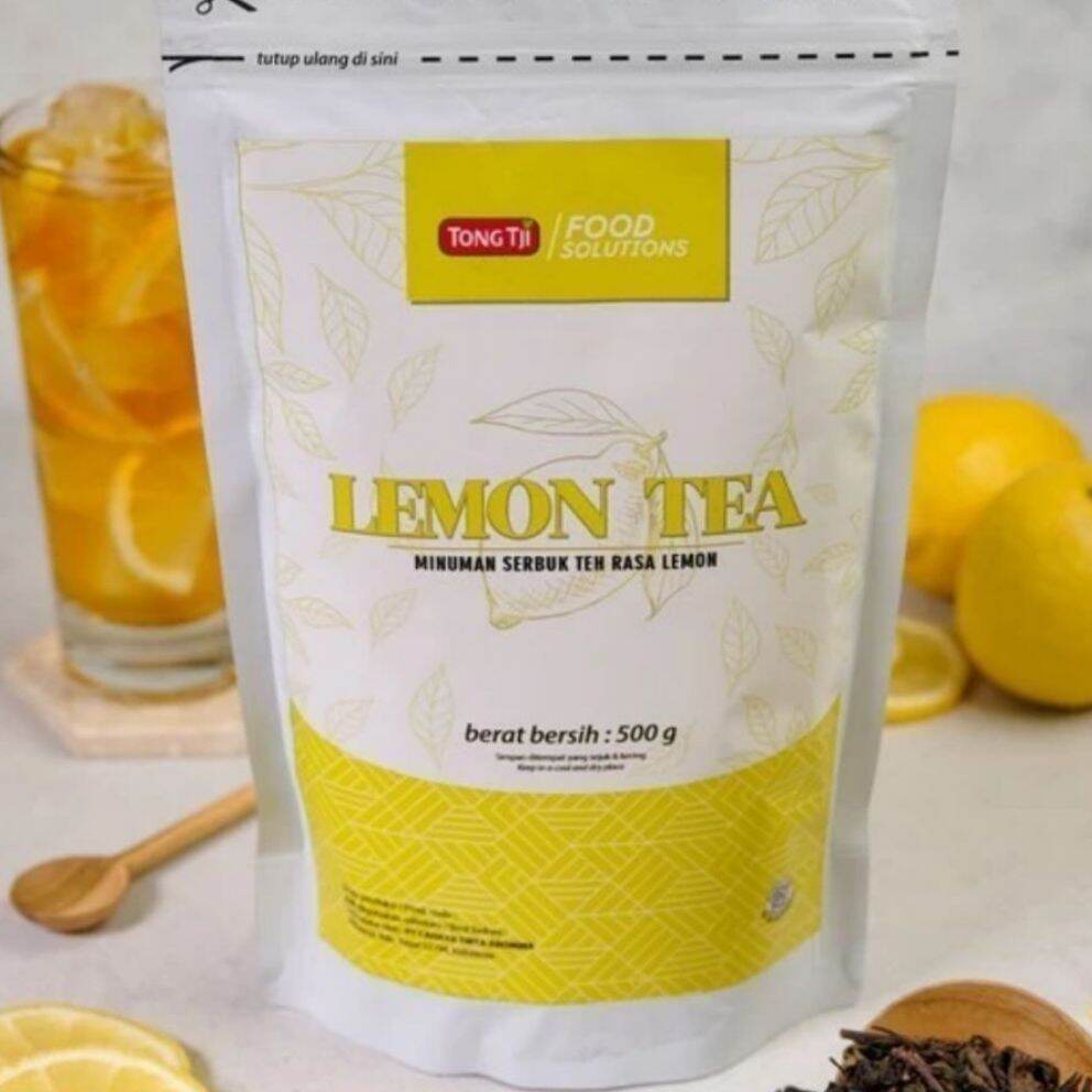 Lemon tea tong tji 100gr repack | Teh lemon | Bubuk Lemon tea tong tji ...