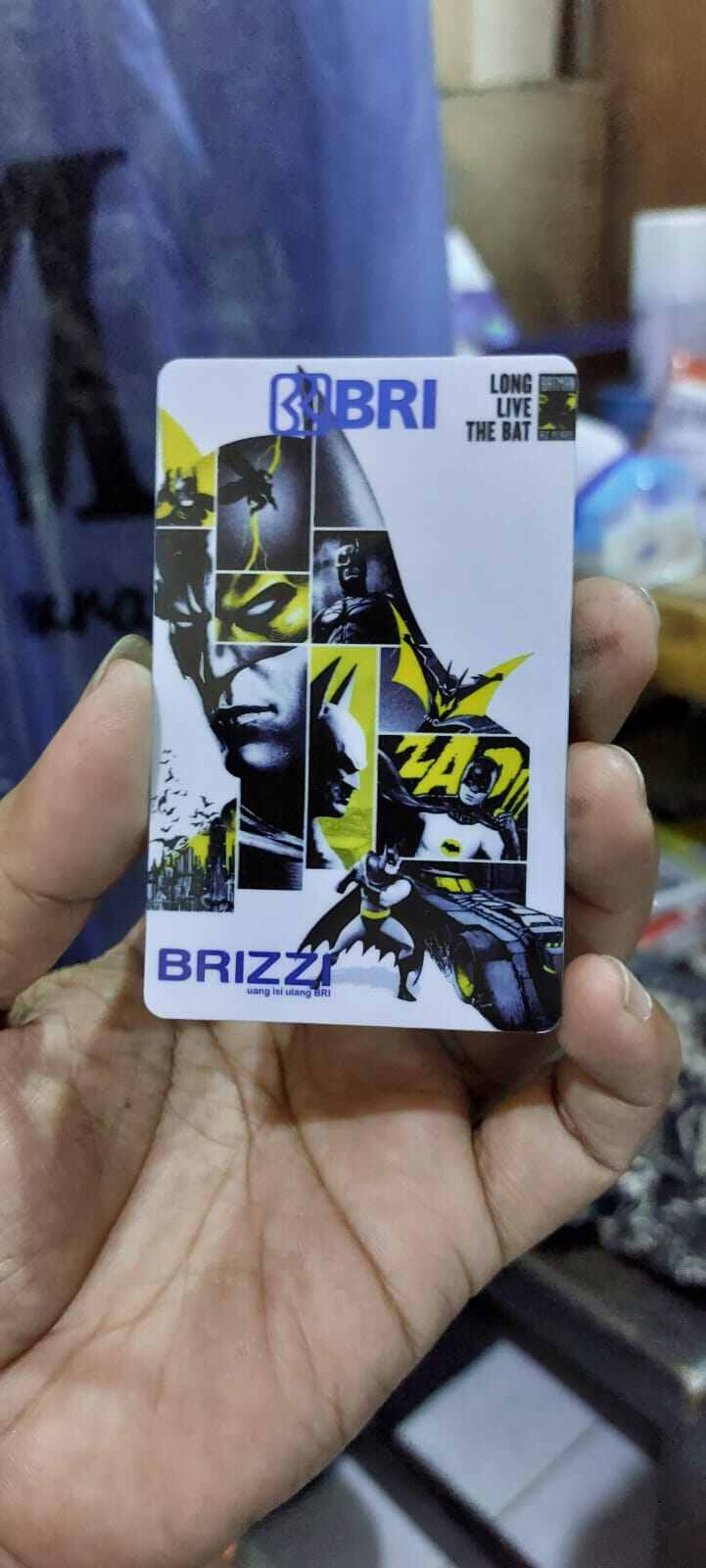BRIZZI BRI EMONEY E MONEY TOLL CUSTOM BATMAN SPECIAL NOT MANDIRI FLAZZ ...