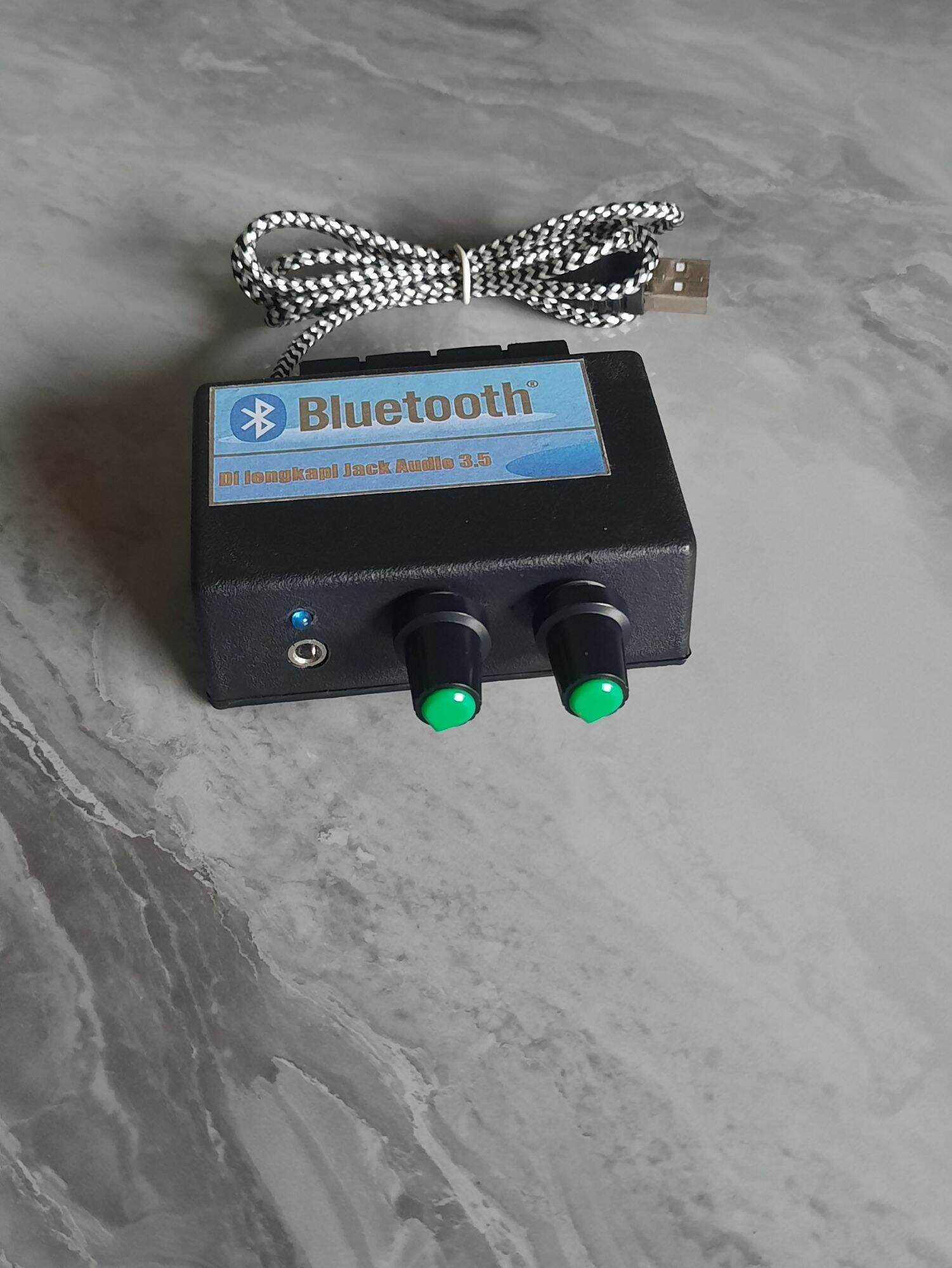 Ampli Mini/Amplifier Mini BLUETOOTH 5V EXTRA AUX 3.5 (Bonus Kabel AUX ...