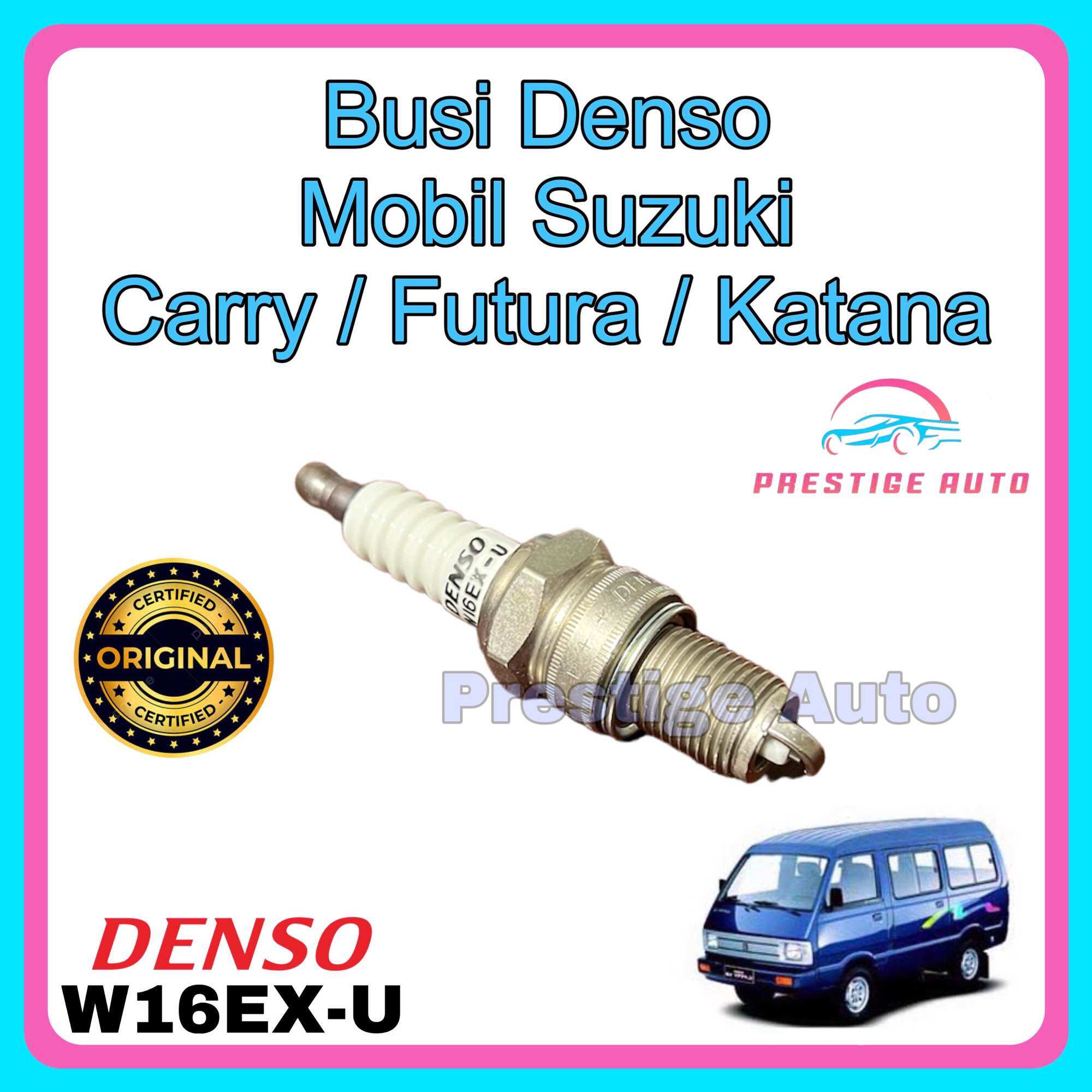 Busi Denso W16EX-U Original Mobil Suzuki Carry 1.0 / Futura / Katana ...
