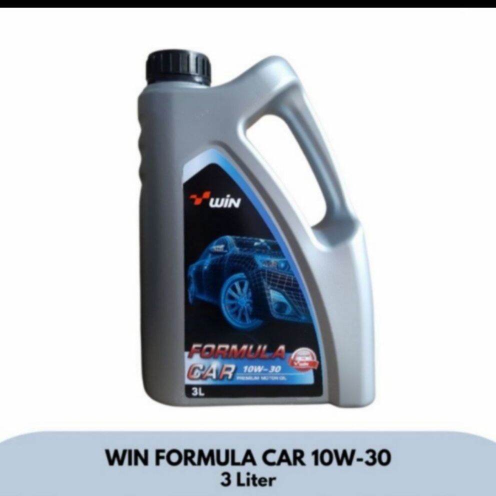 Oli Win Formula Car 10W30 Api SL (3L)/Pelumas Mesin Bensin Win 10W-30/10-W30 (3 Liter) | Lazada ...