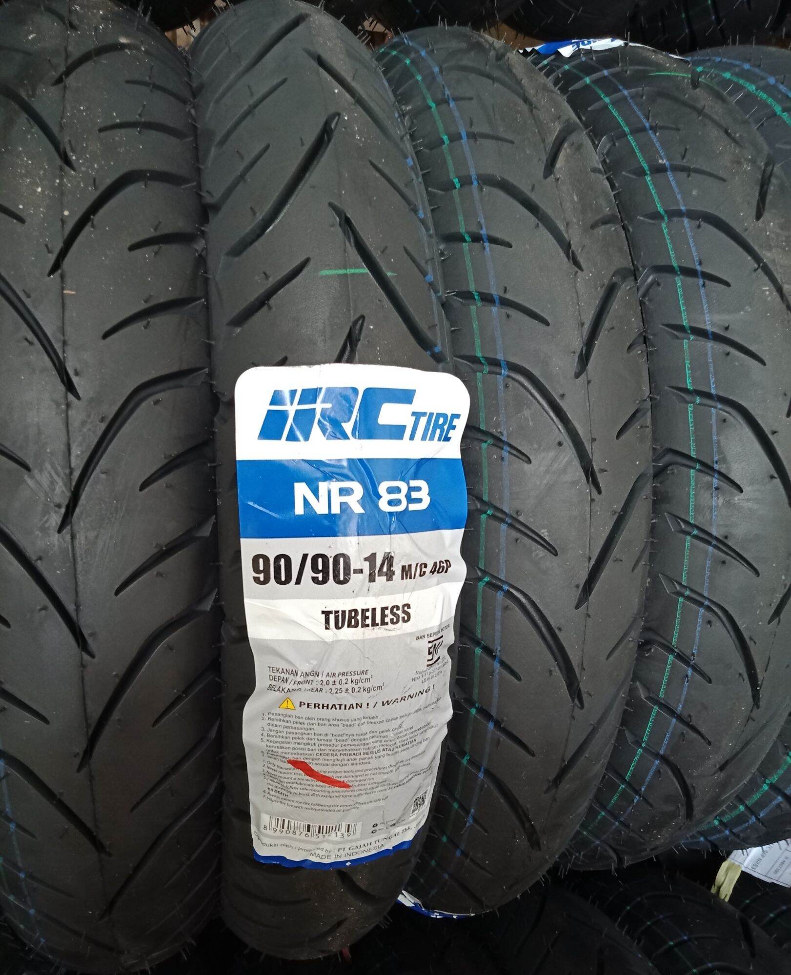 BAN TUBLES MATIC IRC NR83 UKURAN 90/90 RING 14 ,BAN BARU, 100% ORIGINAL ...